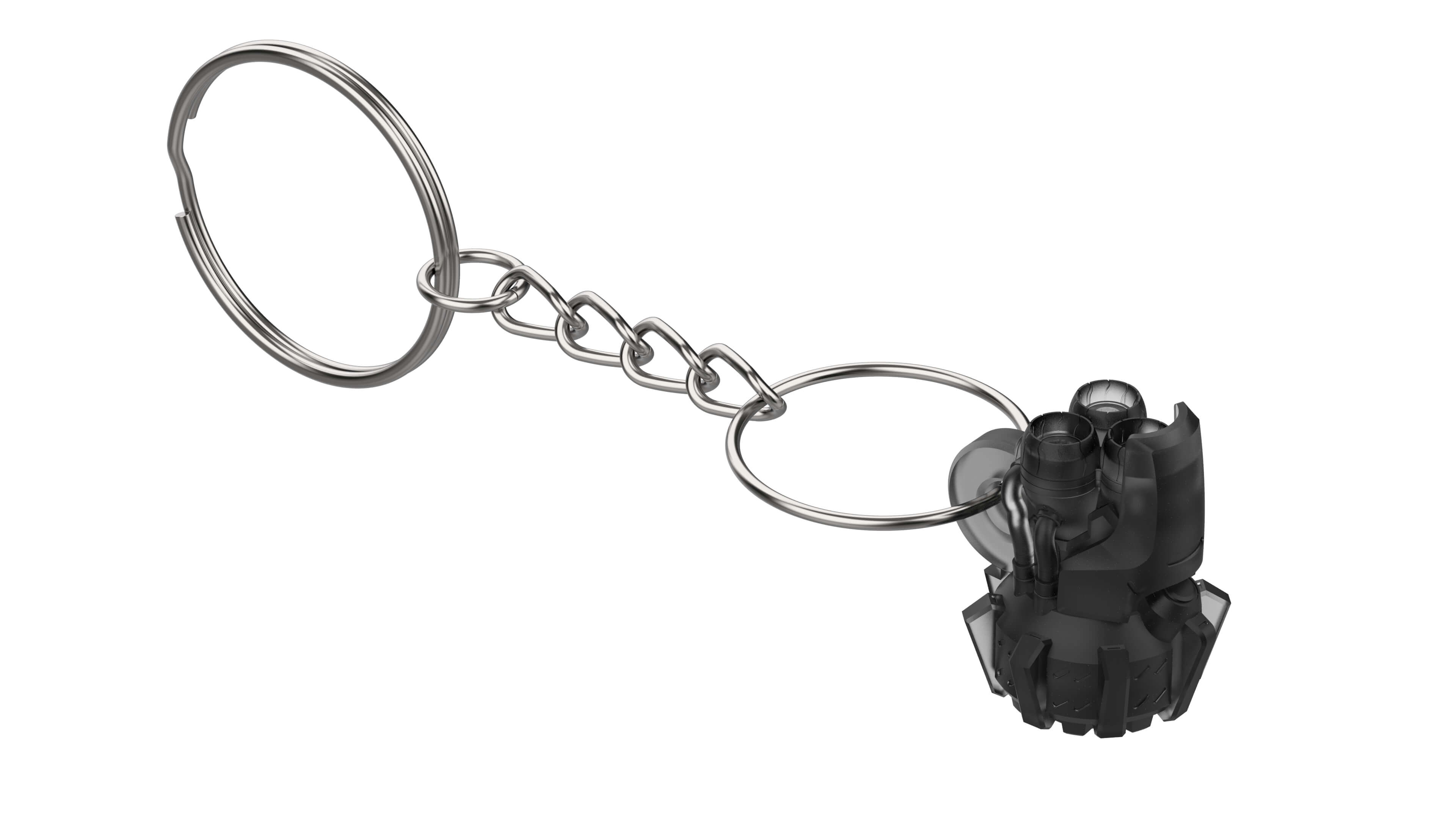 Keychain Overwatch Reinhardt Rocket Hammer - 3D Model by MakerLab