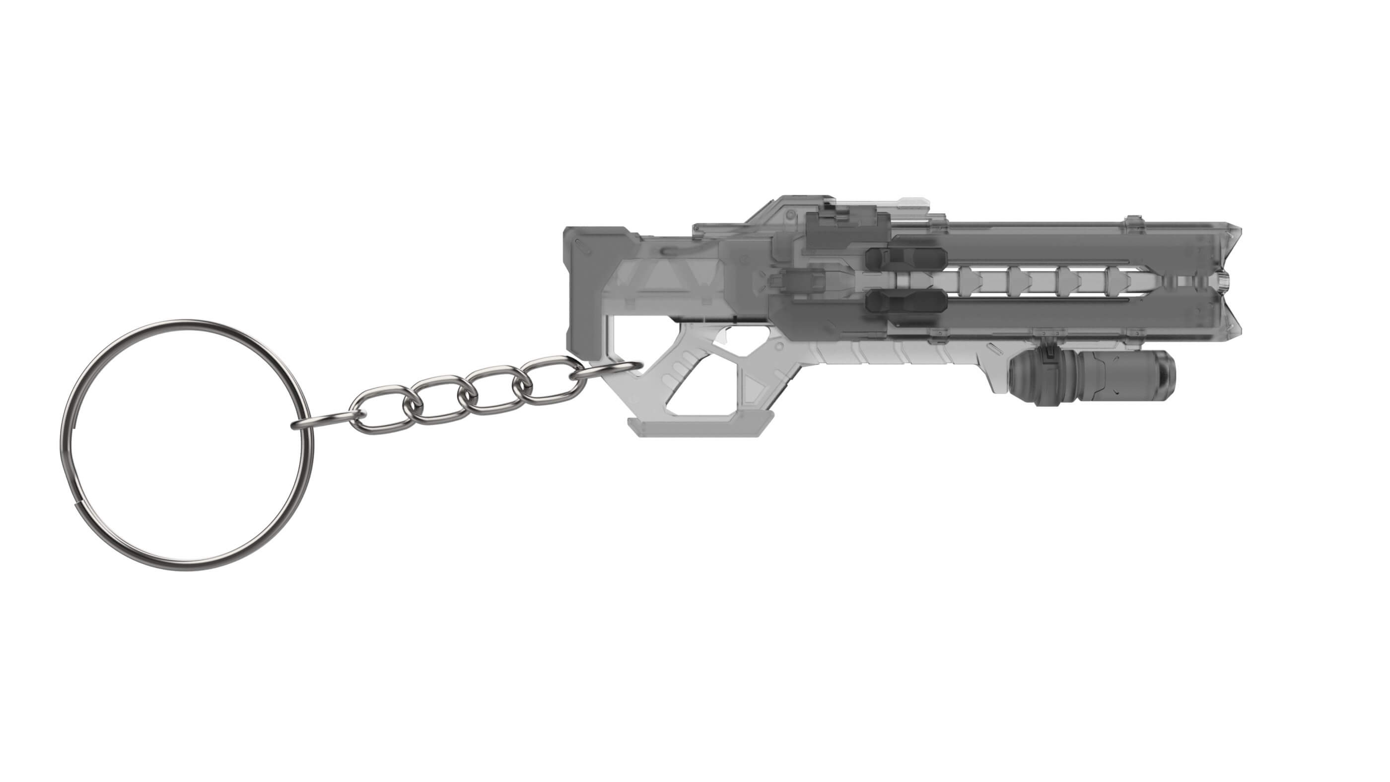 Keychain Overwatch Soldier 76 Cannon - 3D Print Model by MakerLab