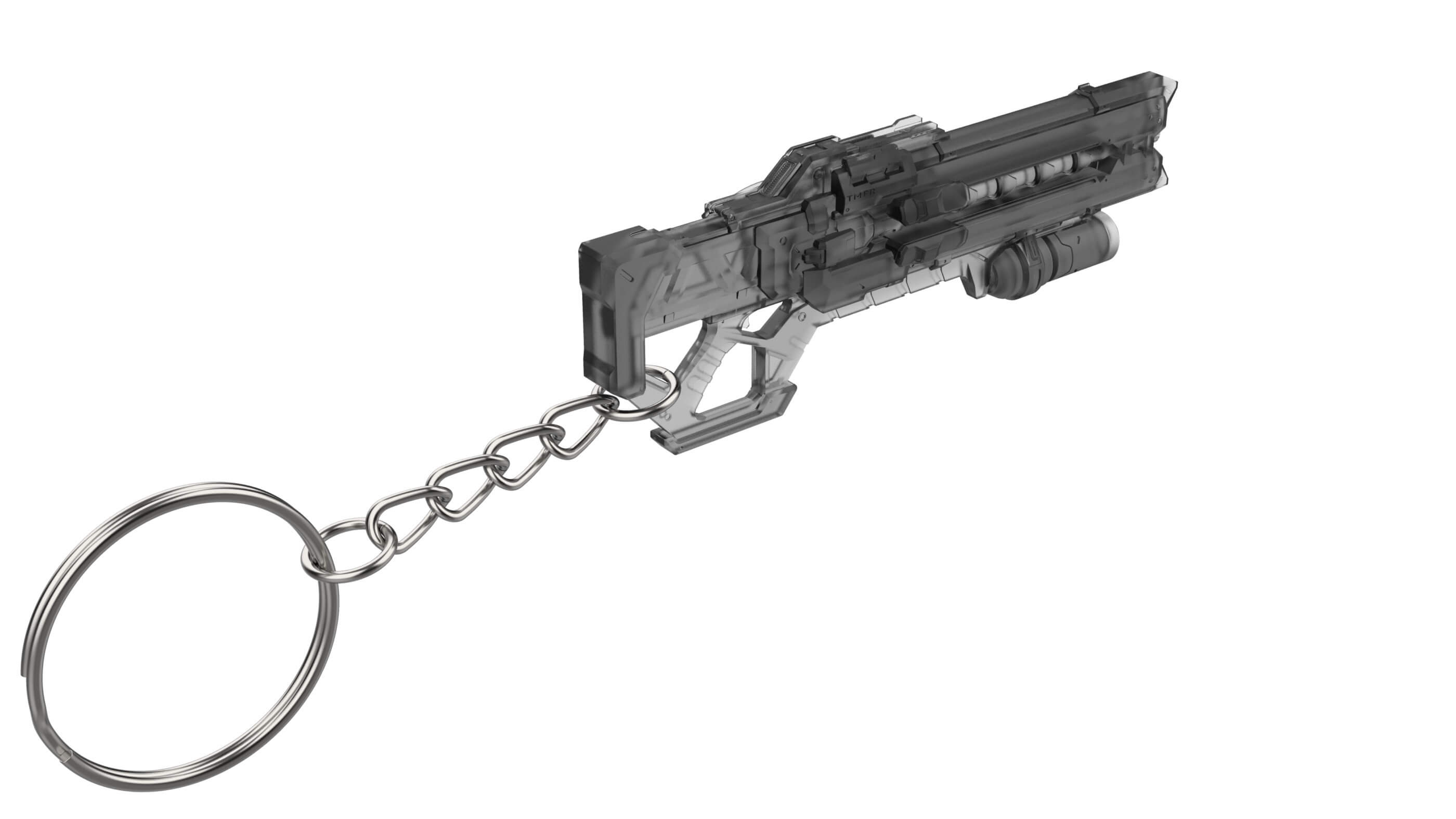 Keychain Overwatch Soldier 76 Cannon - 3D Print Model by MakerLab