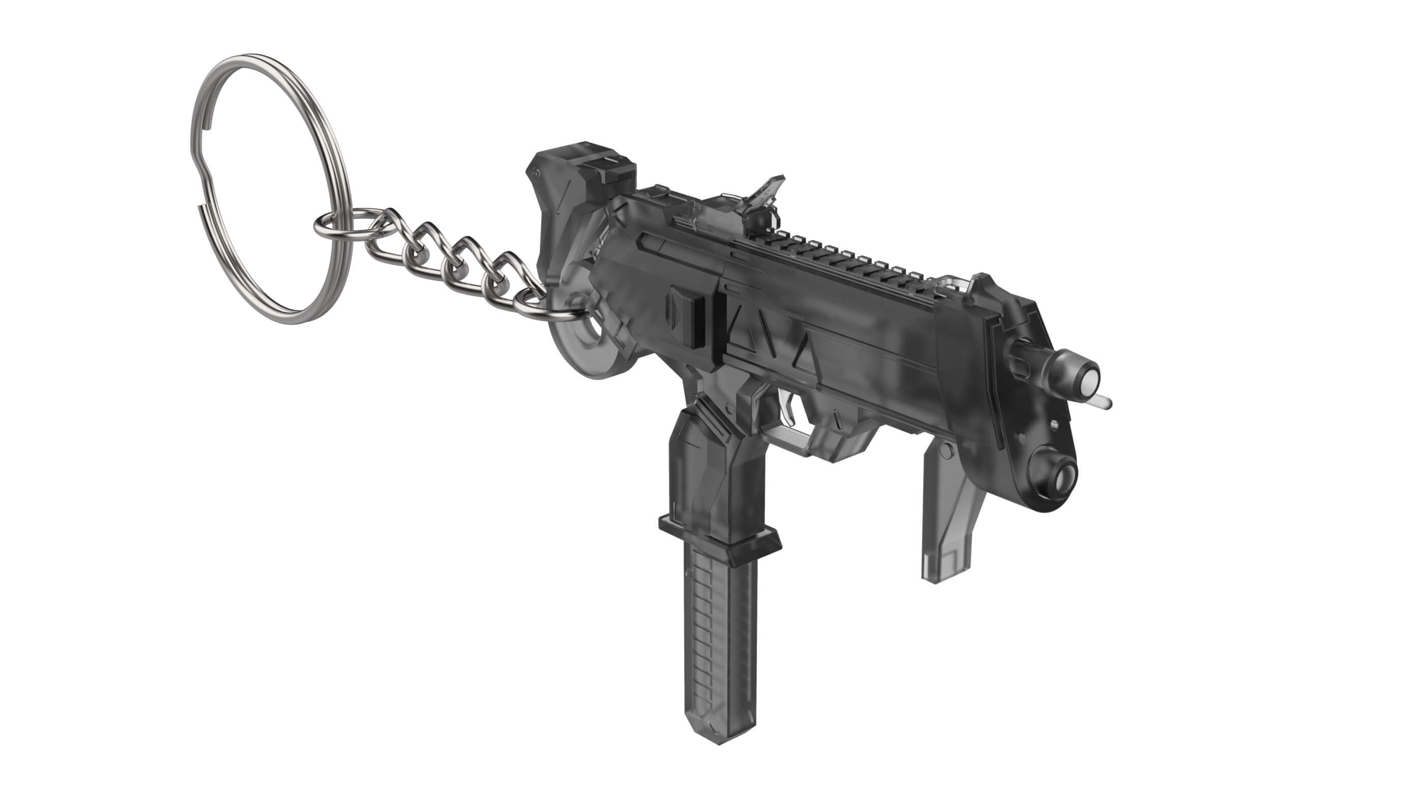 Keychain Overwatch Sombra Blaster - 3D Model by MakerLab