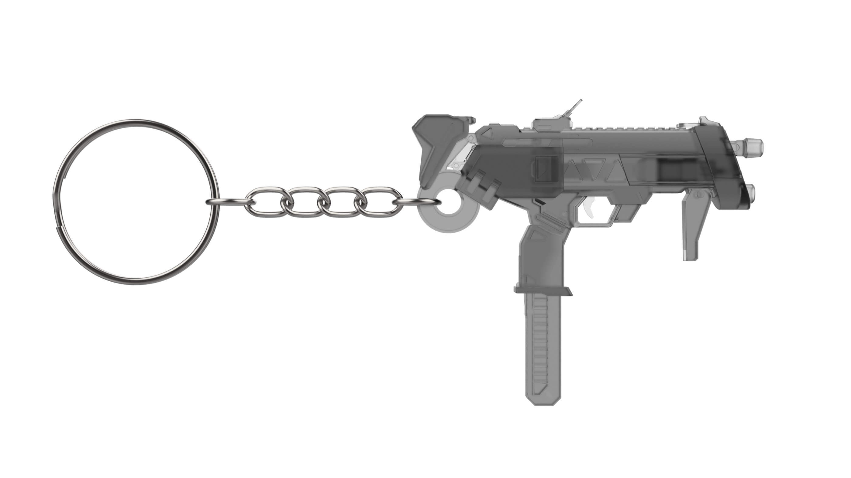 Keychain Overwatch Sombra Blaster - 3D Model by MakerLab