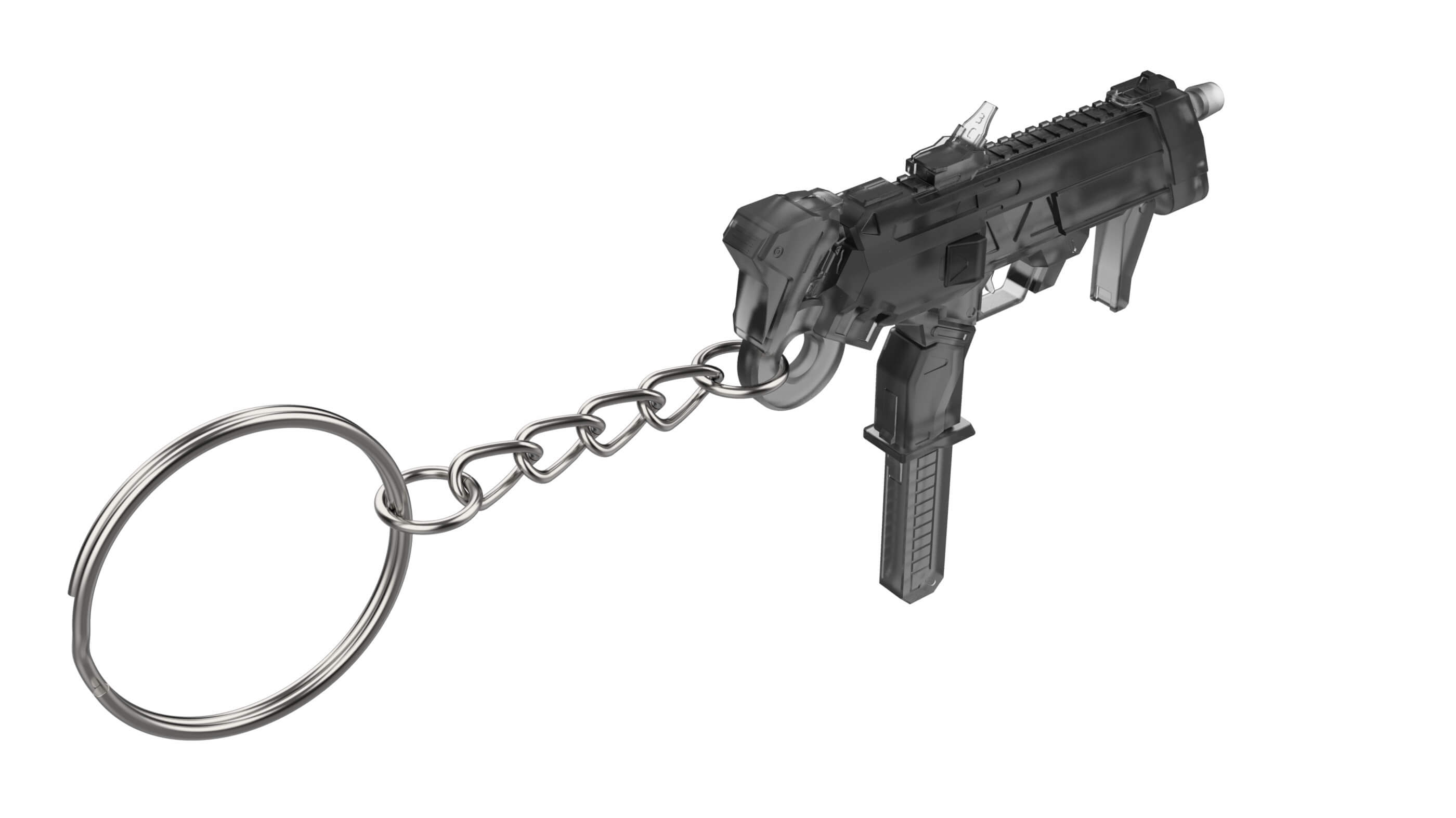 Keychain Overwatch Sombra Blaster - 3D Model by MakerLab