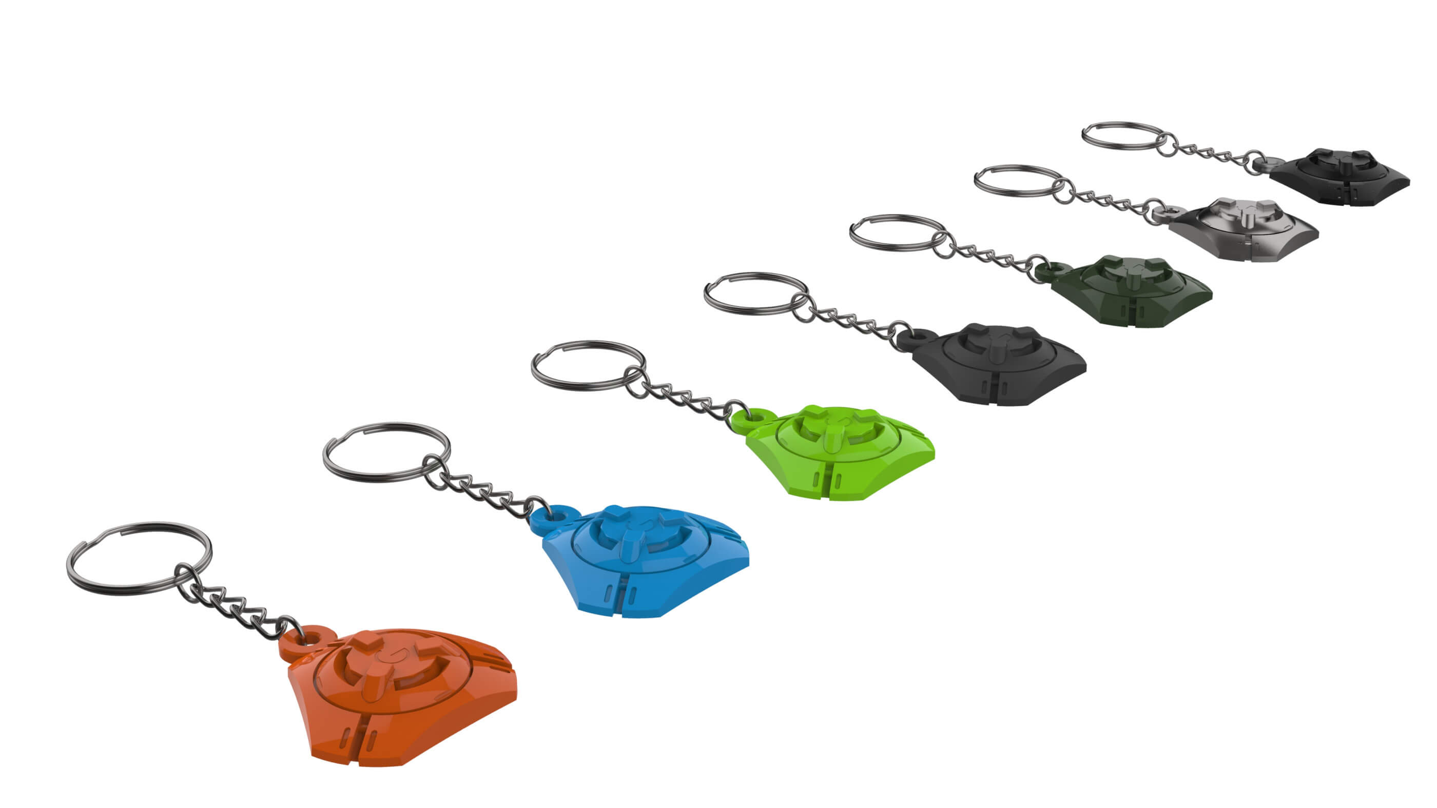 Keychain Overwatch Tracer Pulse Bomb - 3D Model by MakerLab