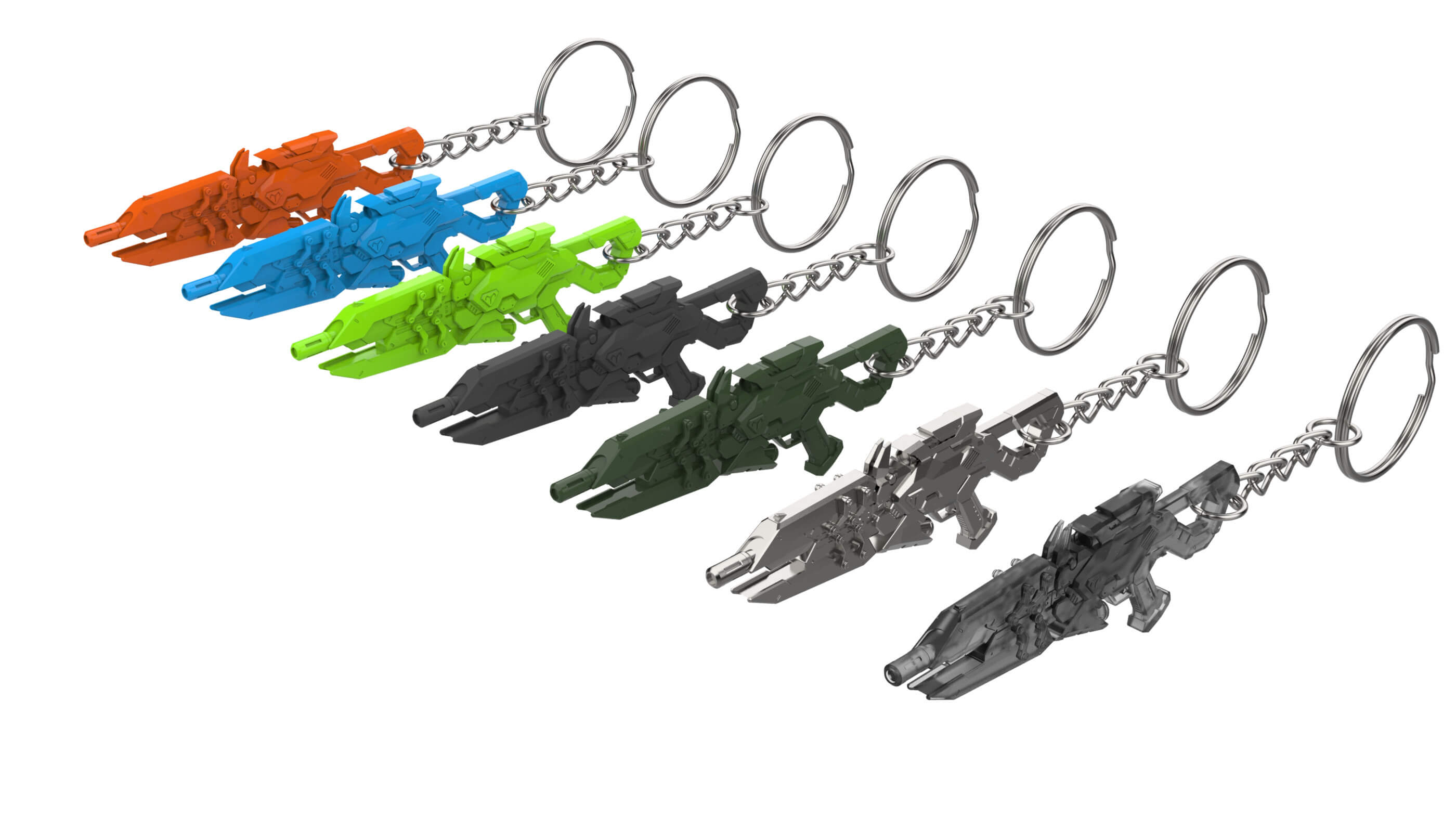 Keychain Overwatch Widowmaker Sniper Rifle Talon Skin - 3D Print Model ...