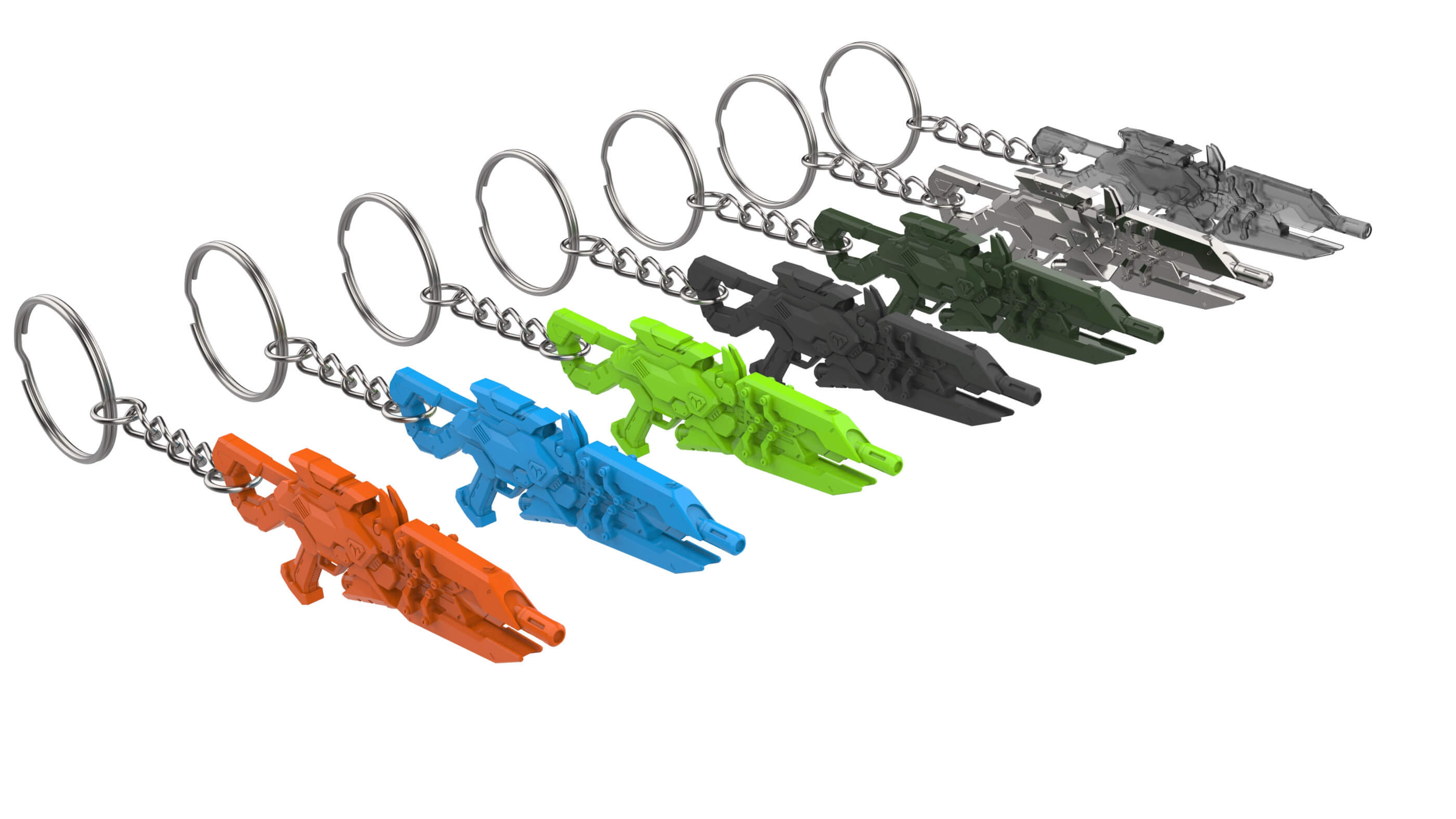 Keychain Overwatch Widowmaker Sniper Rifle Talon Skin - 3D Model by ...