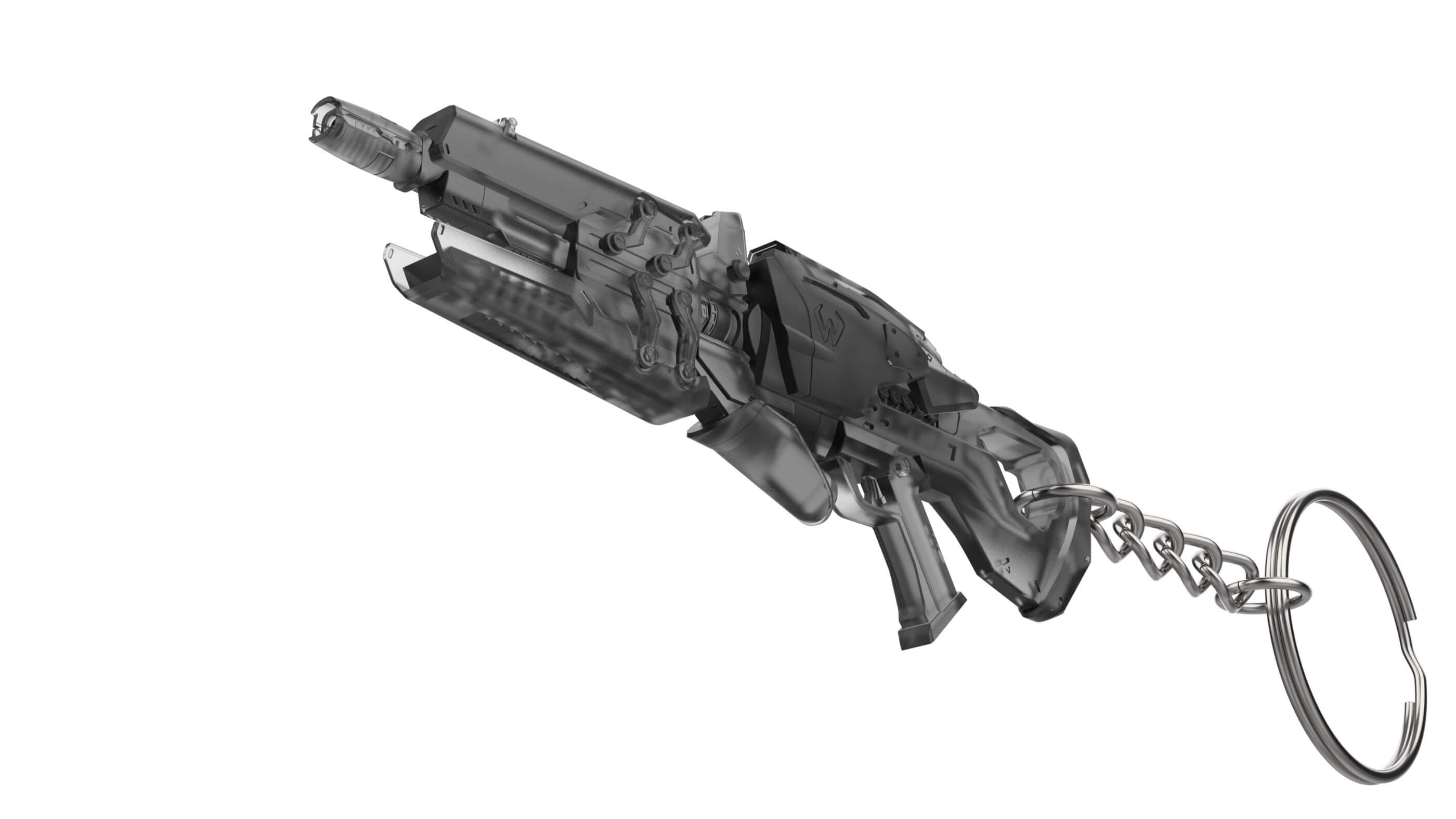 Keychain Overwatch Widowmaker Sniper Rifle Noir Skin - 3D Print Model ...