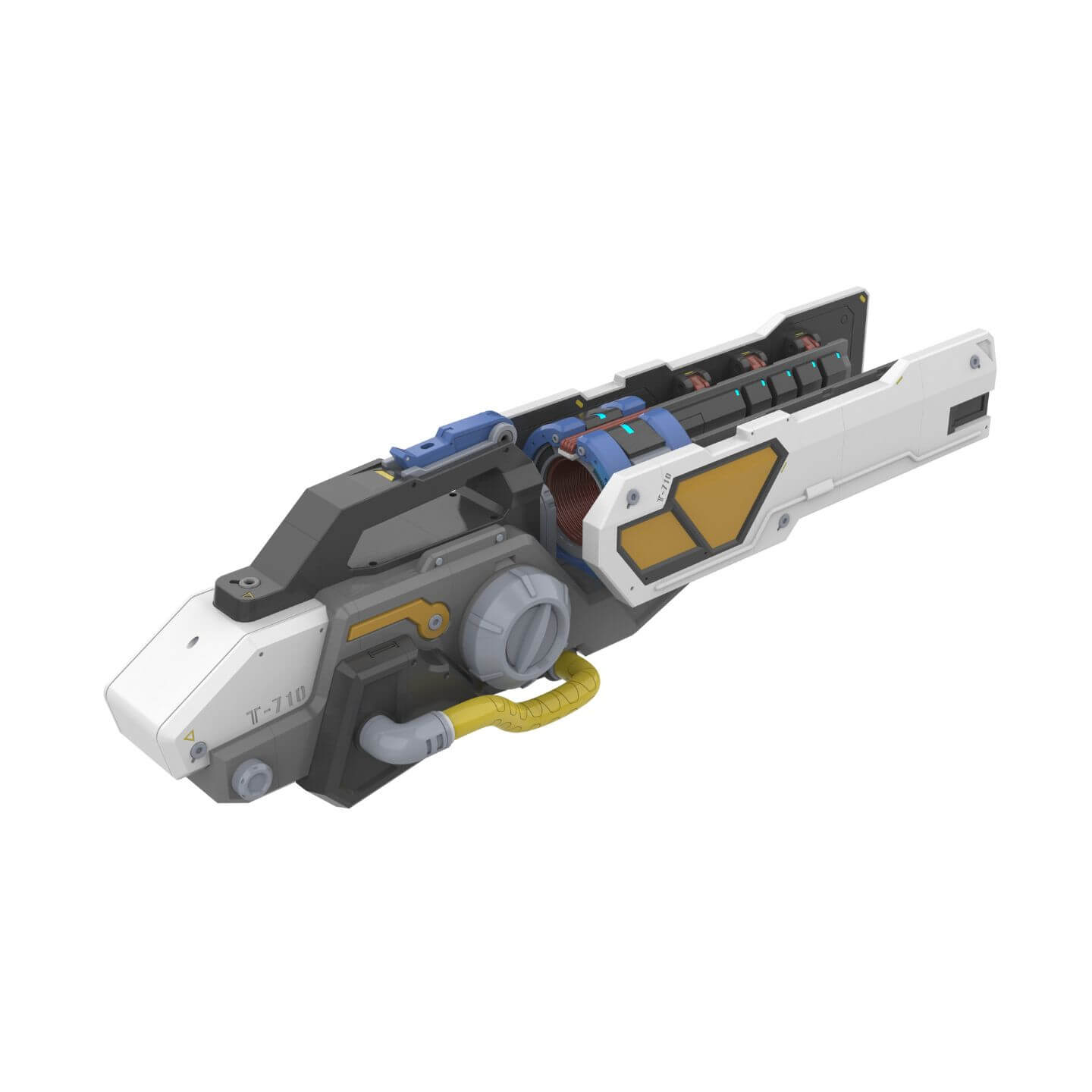 Overwatch Winston Tesla Cannon - 3D Print Model by MakerLab