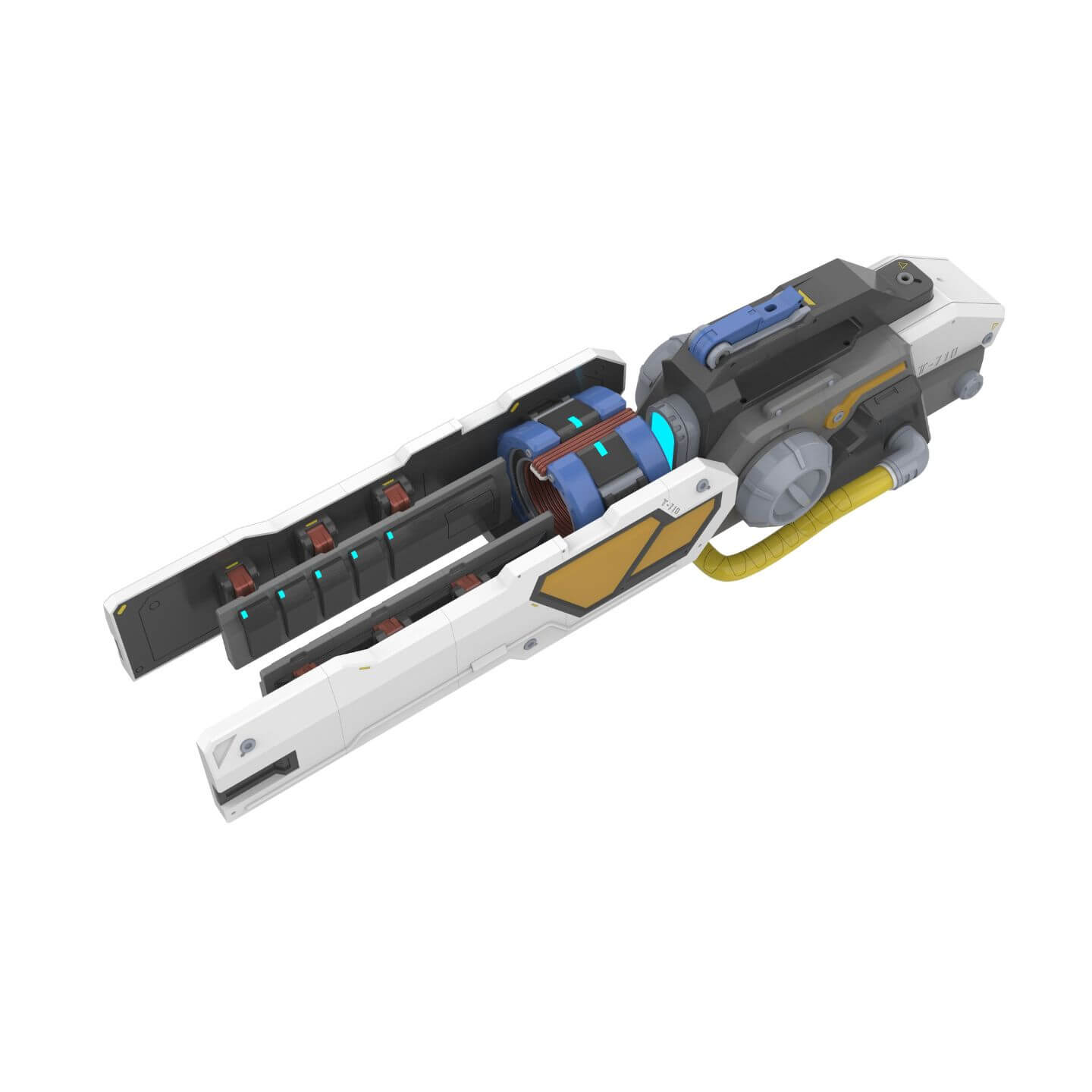 Overwatch Winston Tesla Cannon - 3D Print Model by MakerLab