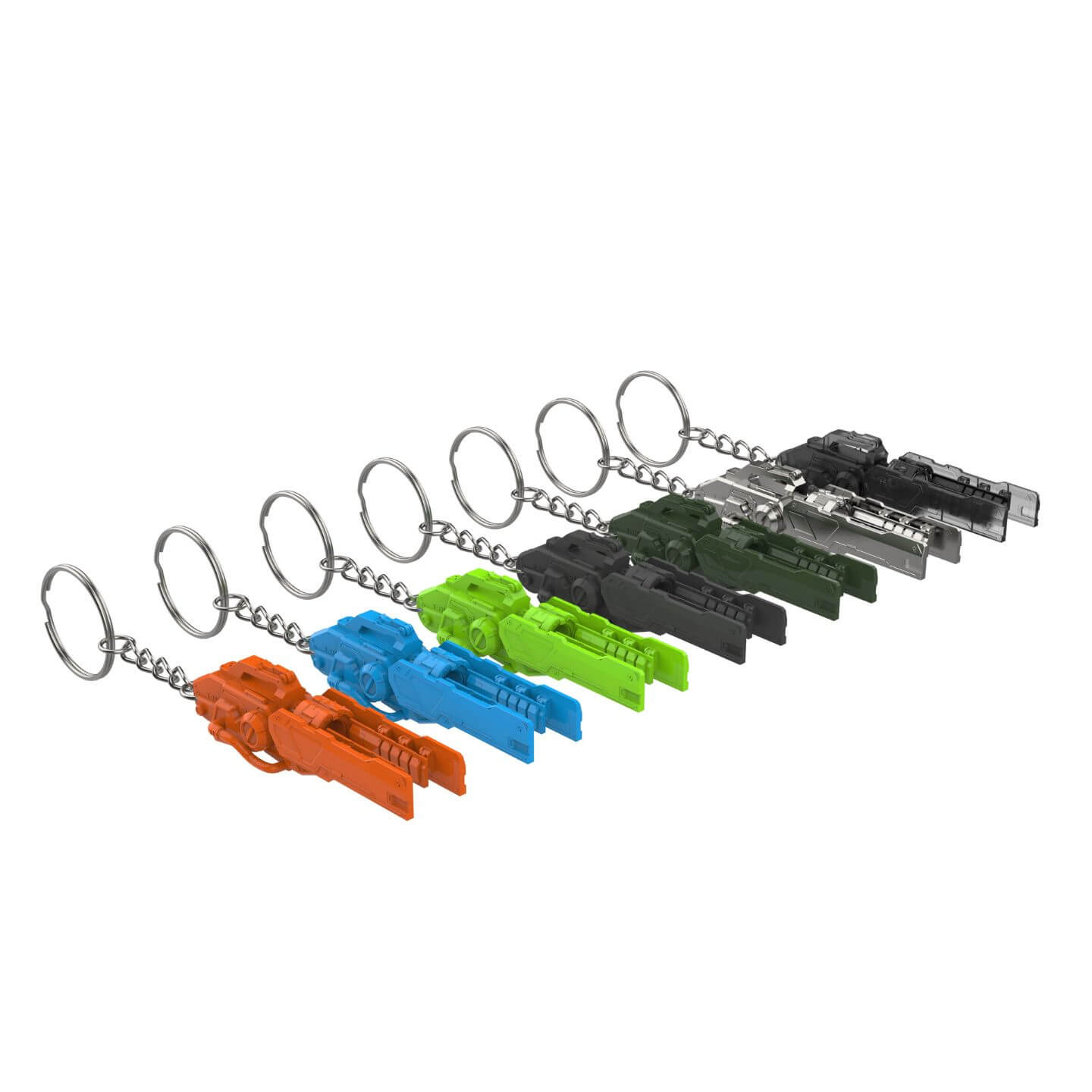 Keychain Overwatch Winston Tesla Cannon - 3D Model by MakerLab