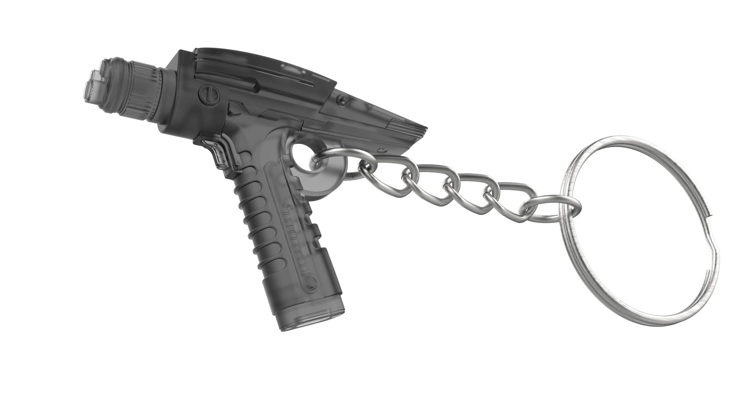 Keychain Phaser Star Trek Discovery - 3D Model by MakerLab