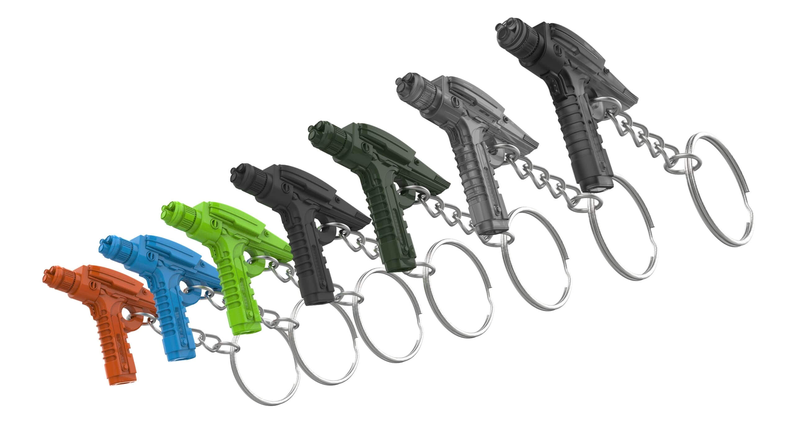 Keychain Phaser Star Trek Discovery - 3D Model by MakerLab