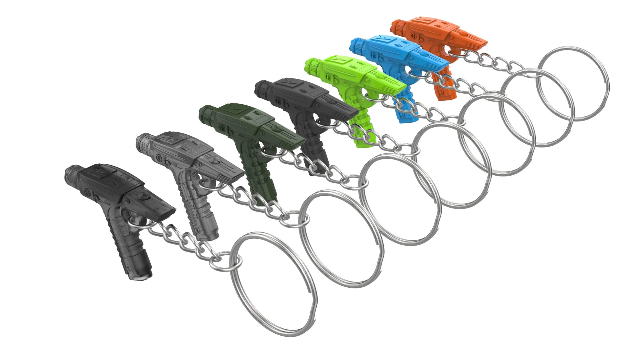 Keychain Phaser Star Trek Discovery - 3D Model by MakerLab
