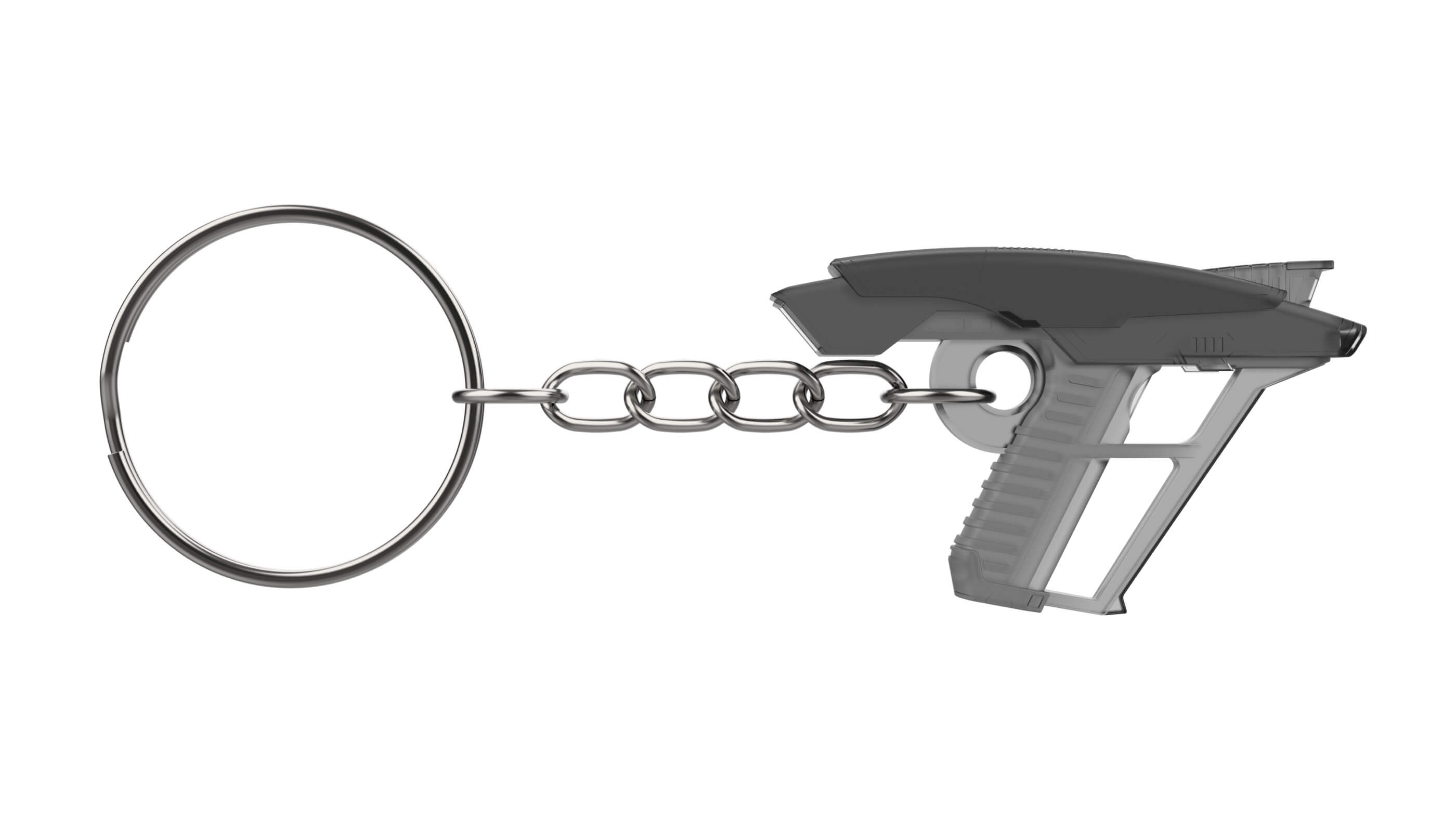 Keychain Picard Phaser Star Trek - 3D Model by MakerLab