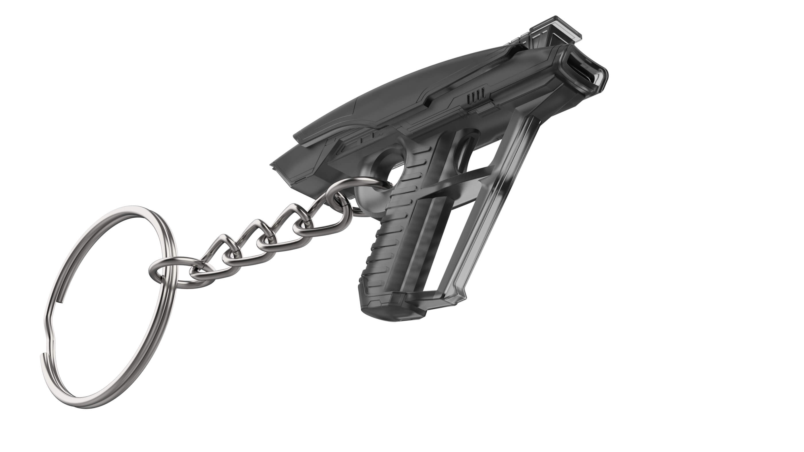 Keychain Picard Phaser Star Trek - 3D Model by MakerLab