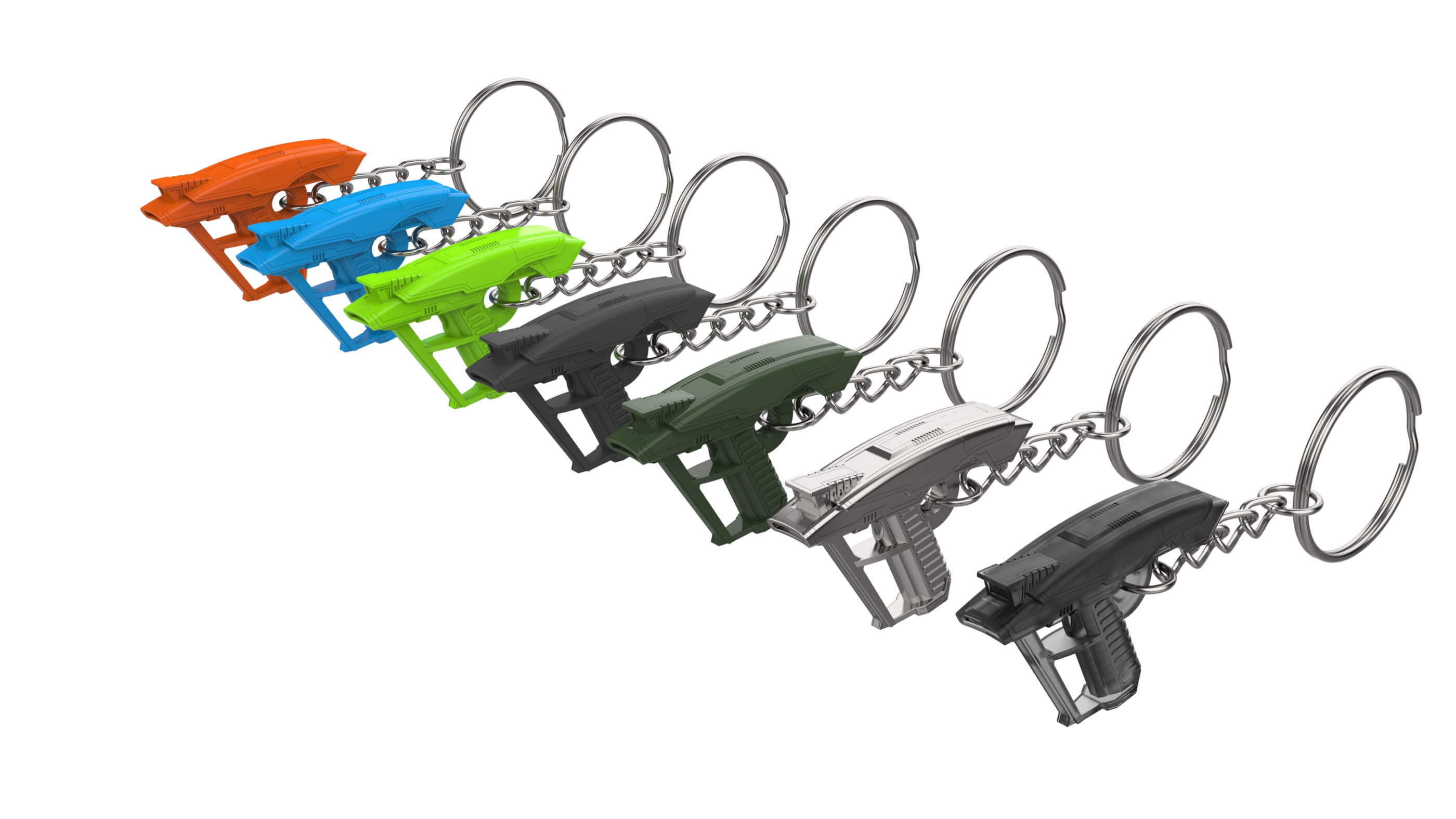 Keychain Picard Phaser Star Trek - 3D Model by MakerLab