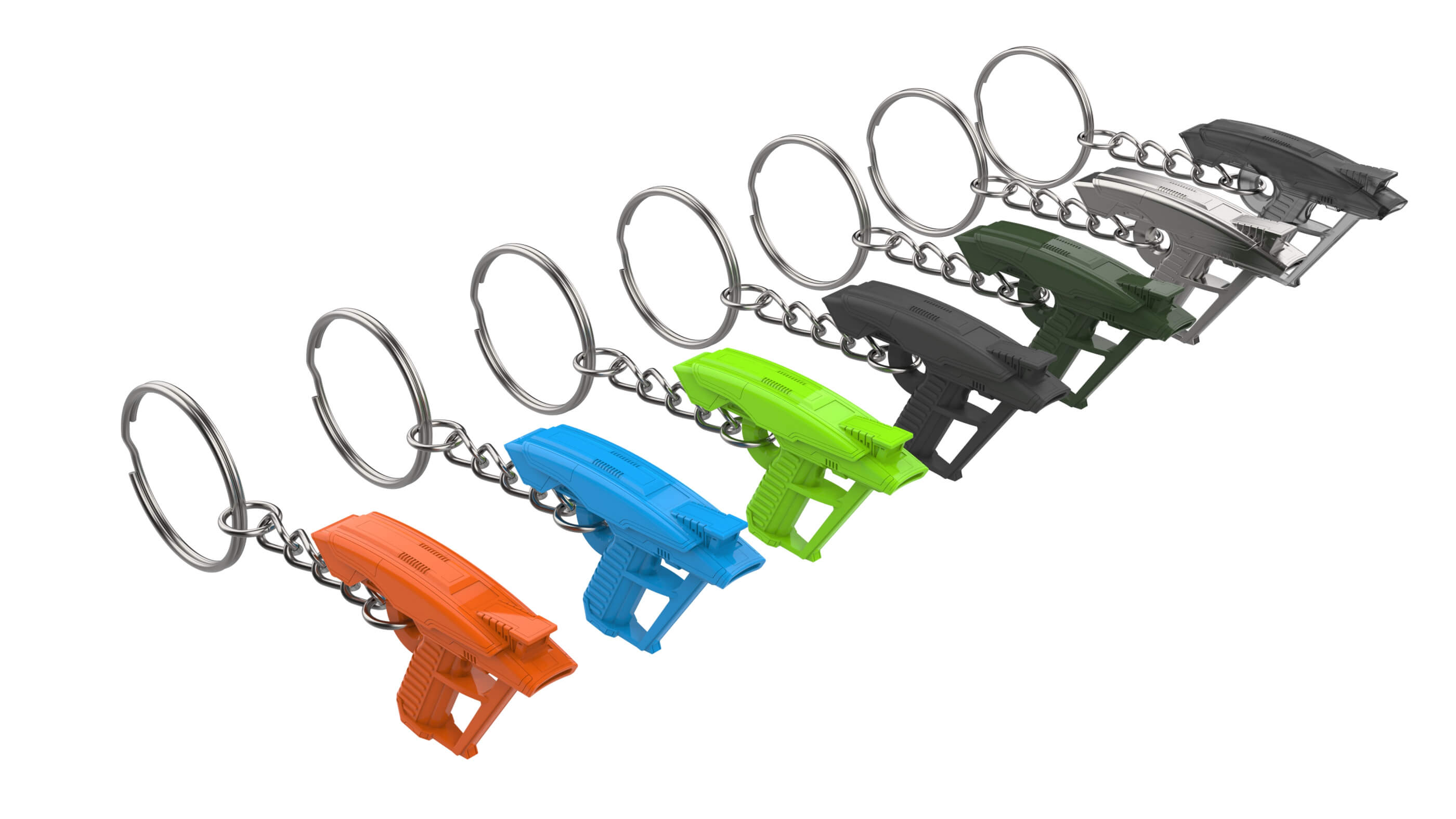 Keychain Picard Phaser Star Trek - 3D Model by MakerLab