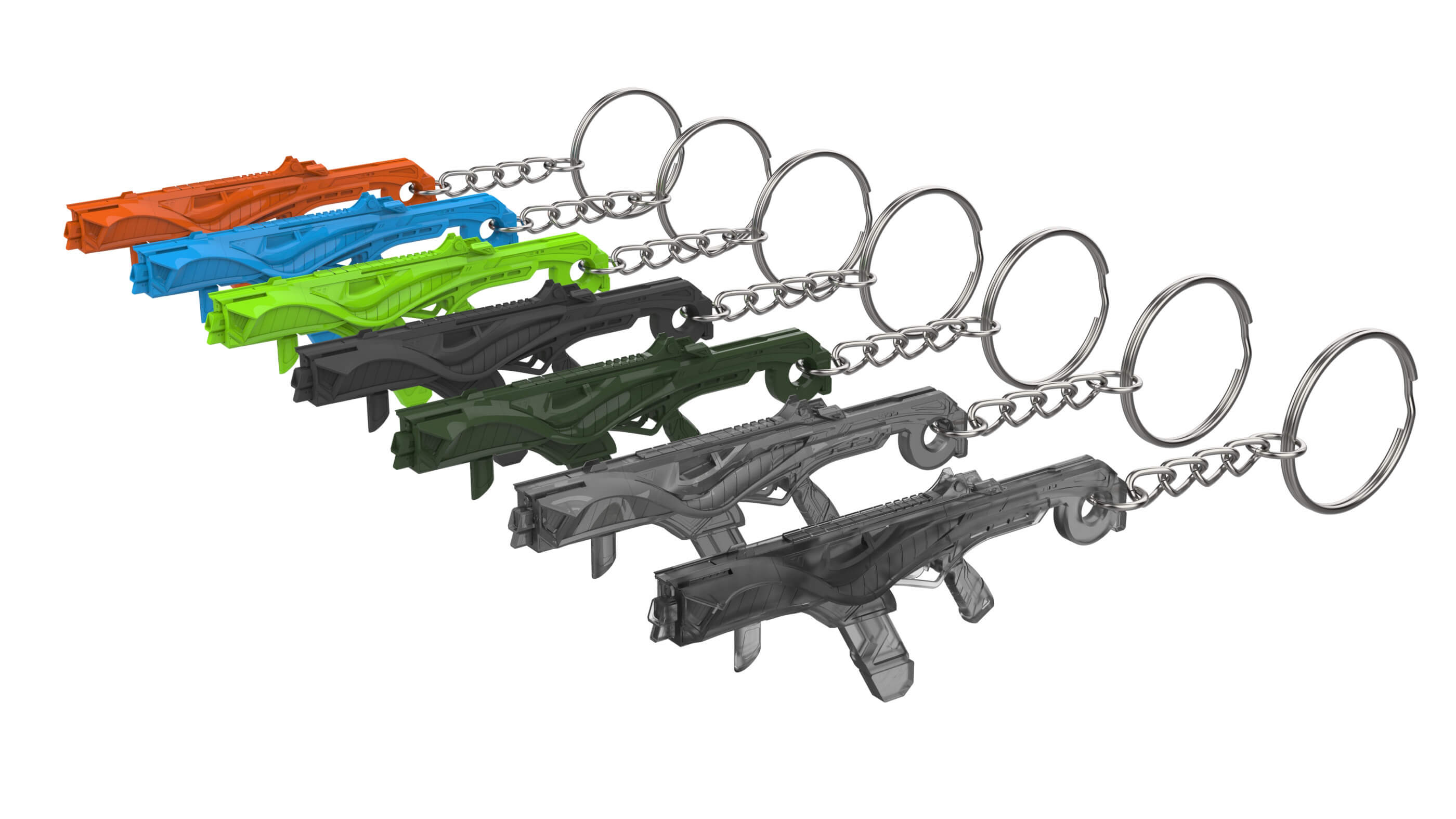 Keychain R-99 Cutting Edge Apex 3D Model by MakerLab