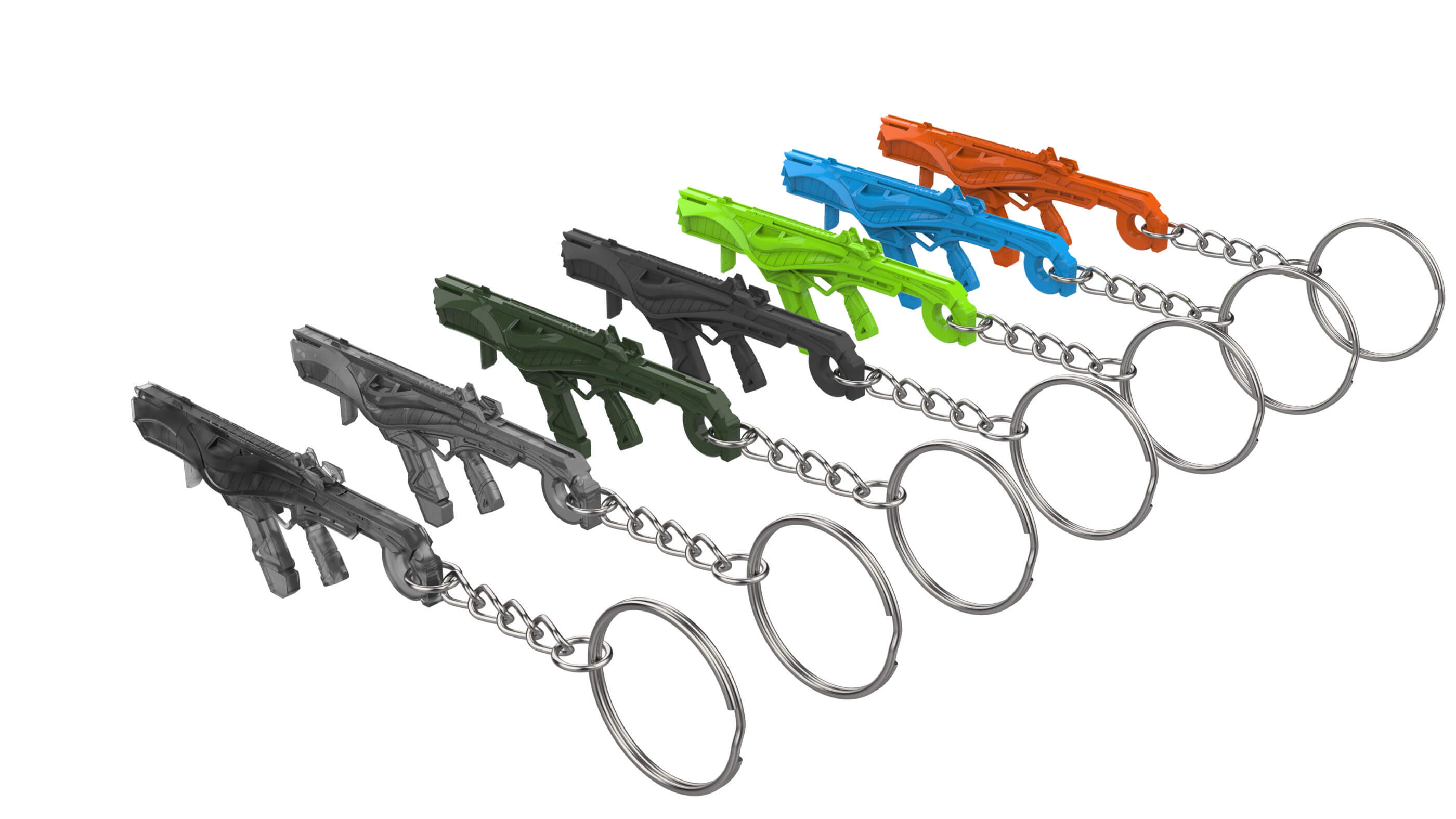 Keychain R-99 Cutting Edge Apex 3D Model by MakerLab