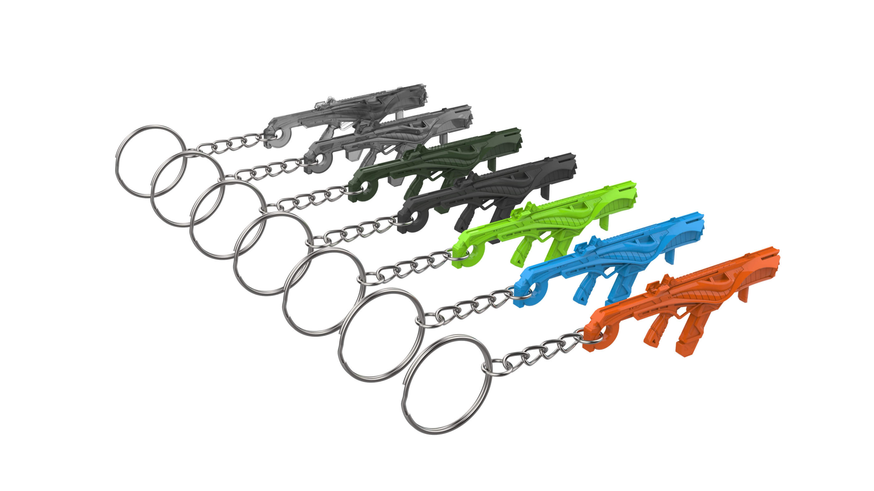 Keychain R-99 Cutting Edge Apex 3D Model by MakerLab