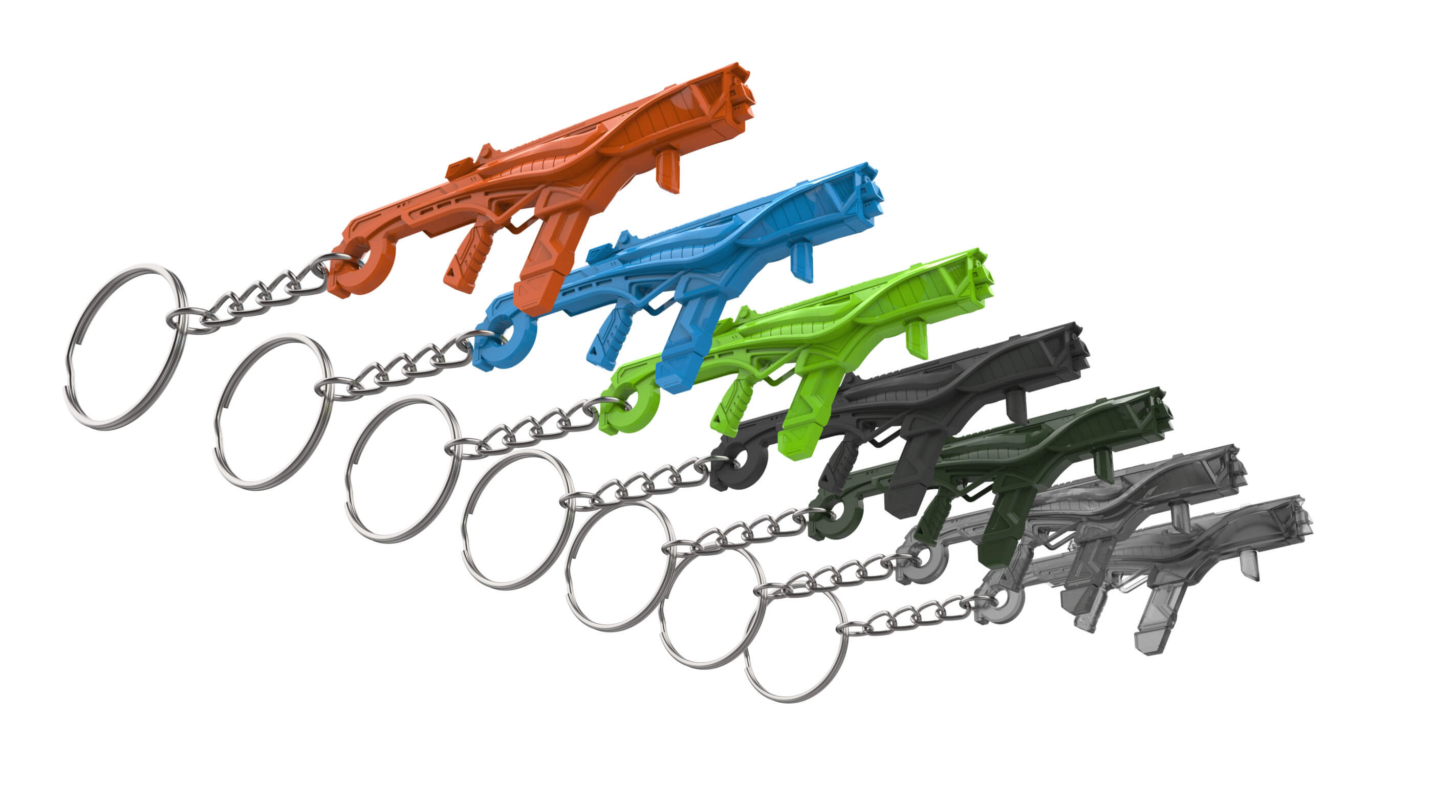 Keychain R-99 Cutting Edge Apex 3D Model by MakerLab
