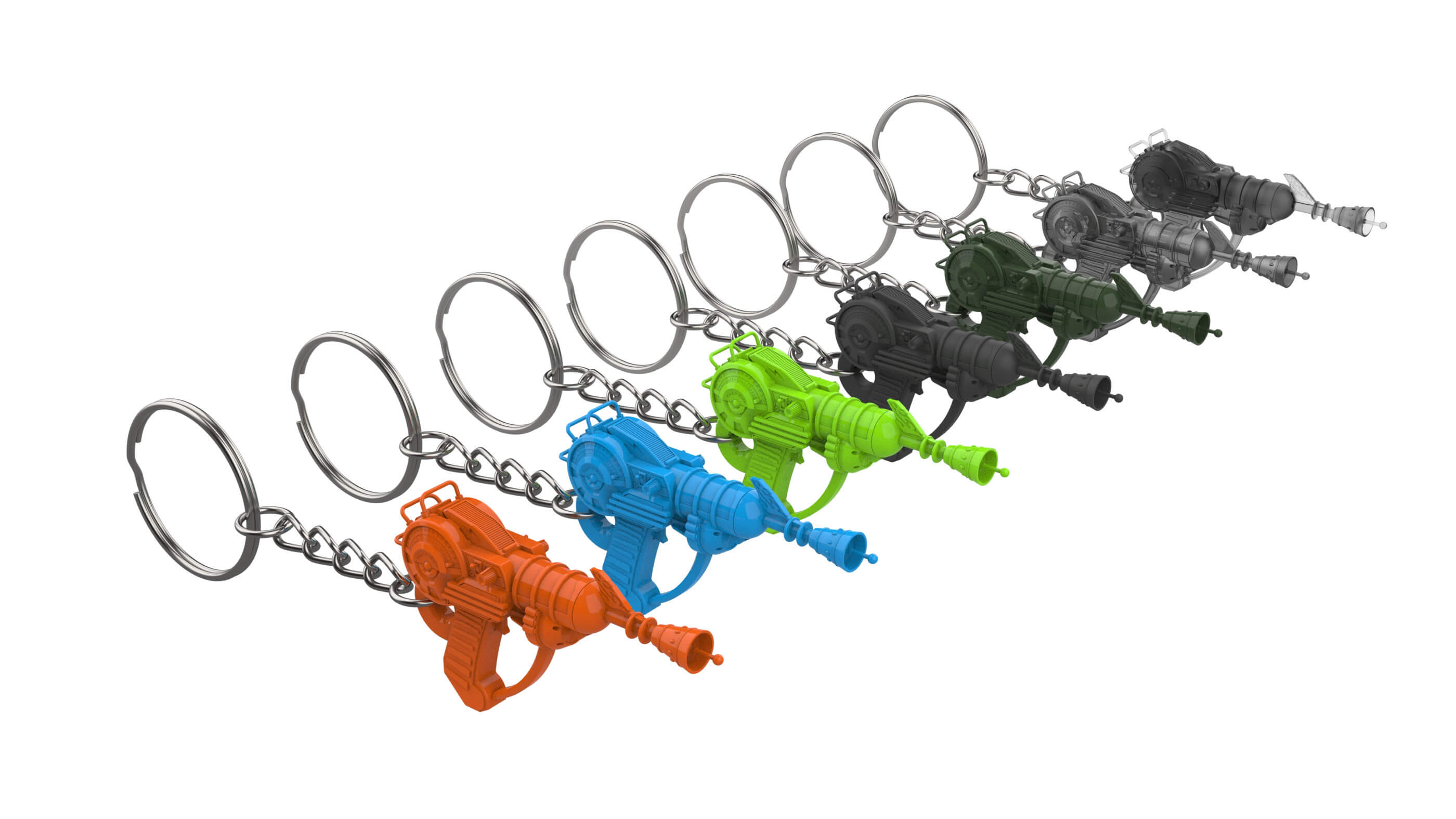 Keychain Ray Blaster COD - 3D Model by MakerLab