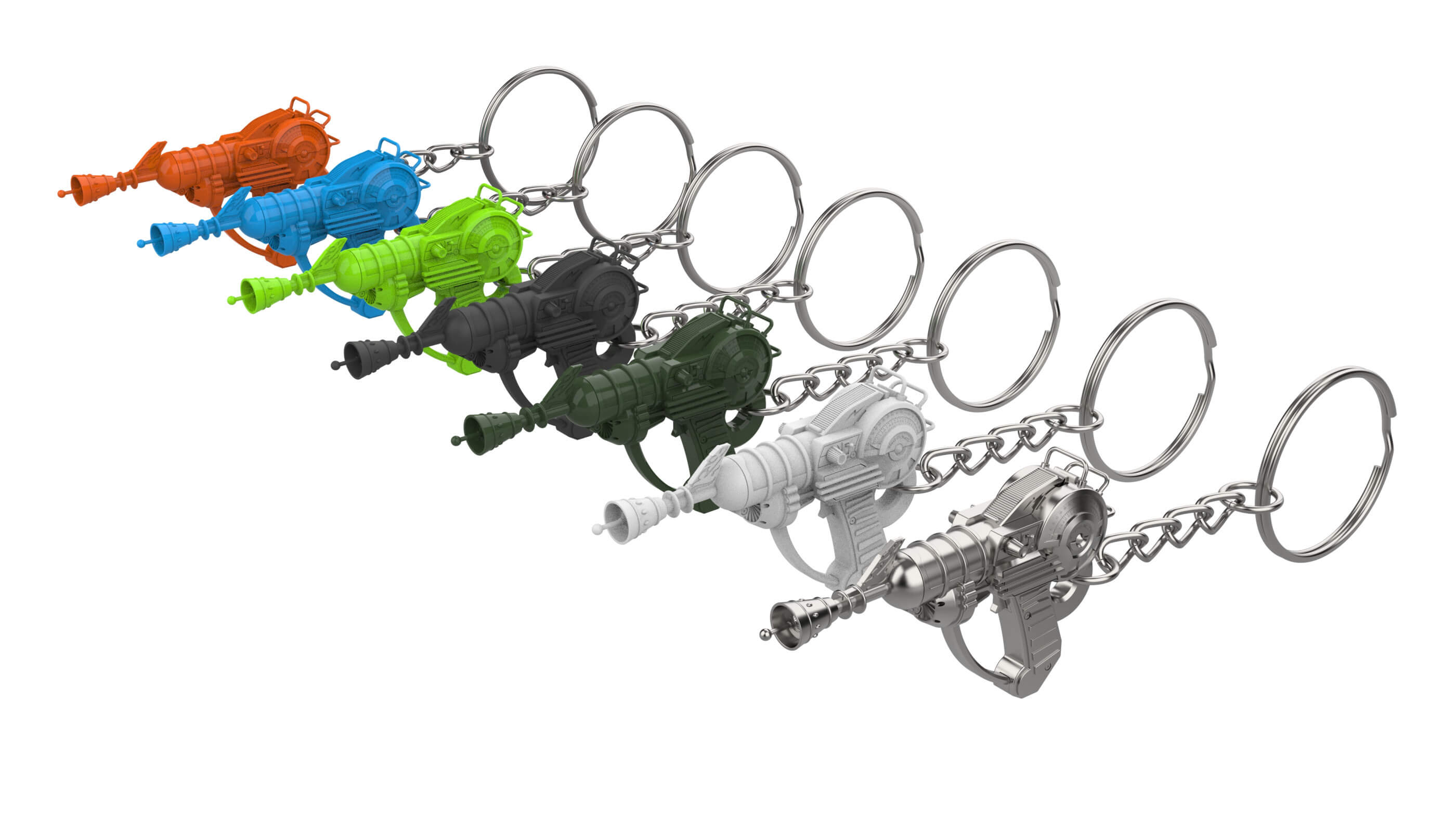 Keychain Ray Blaster COD - 3D Model by MakerLab
