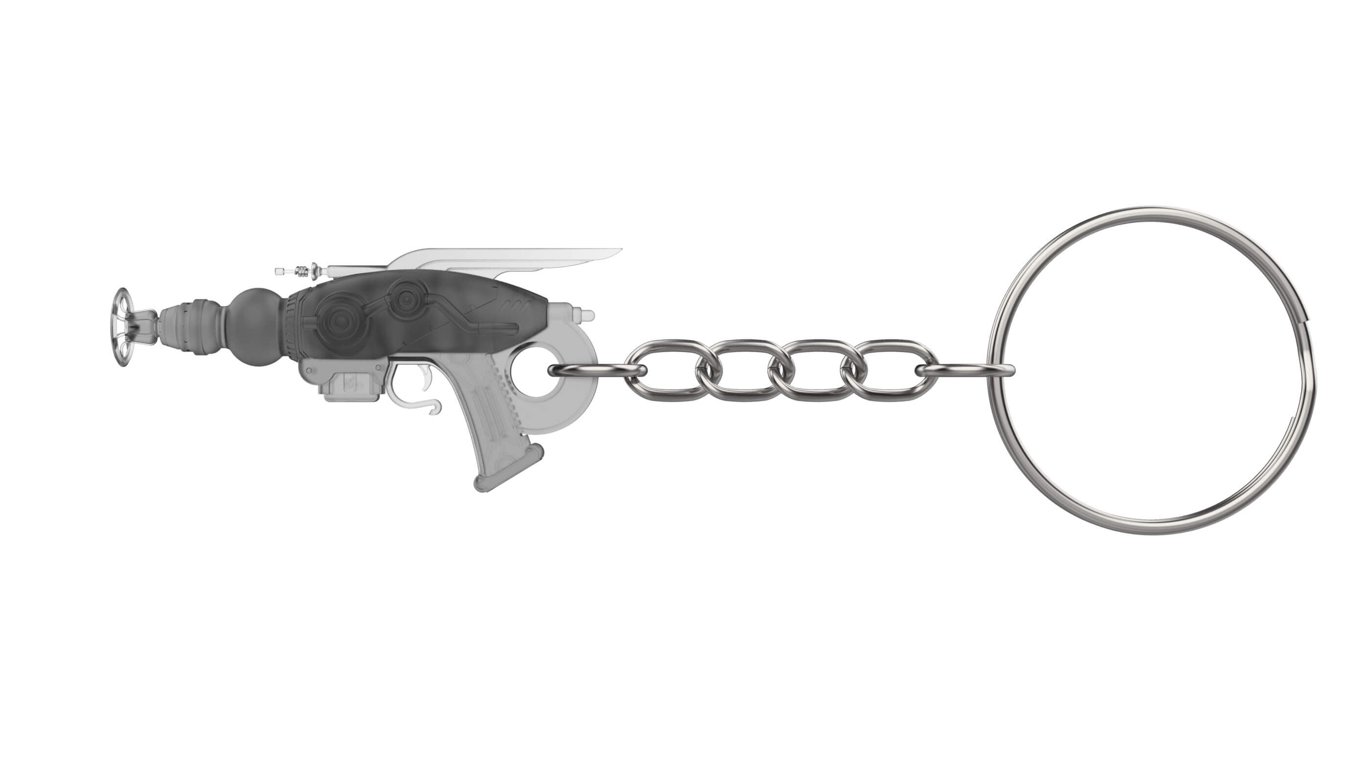 Keychain Shrink Ray Blaster Outer Worlds - 3D Model by MakerLab