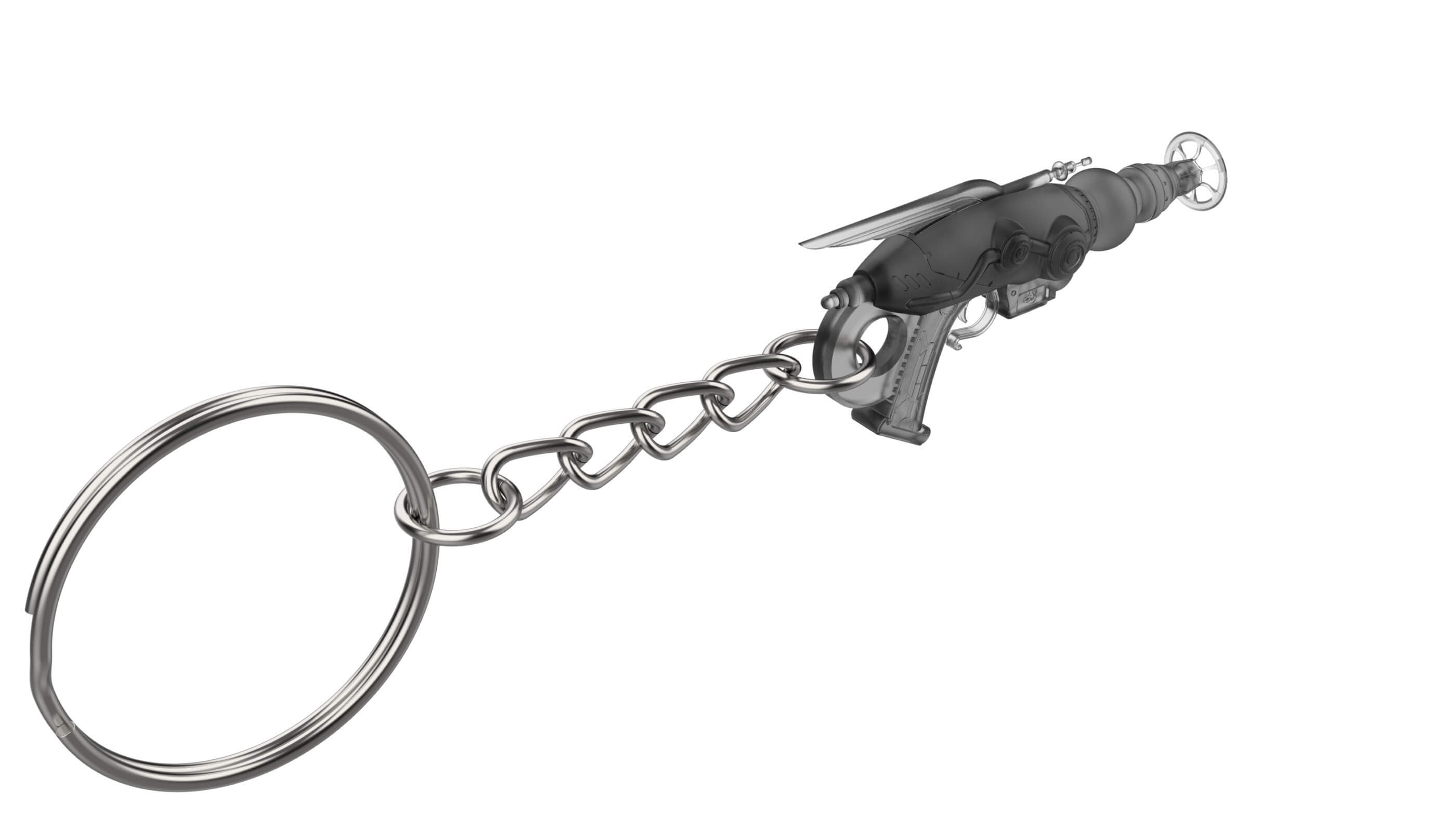 Keychain Shrink Ray Blaster Outer Worlds - 3D Model by MakerLab