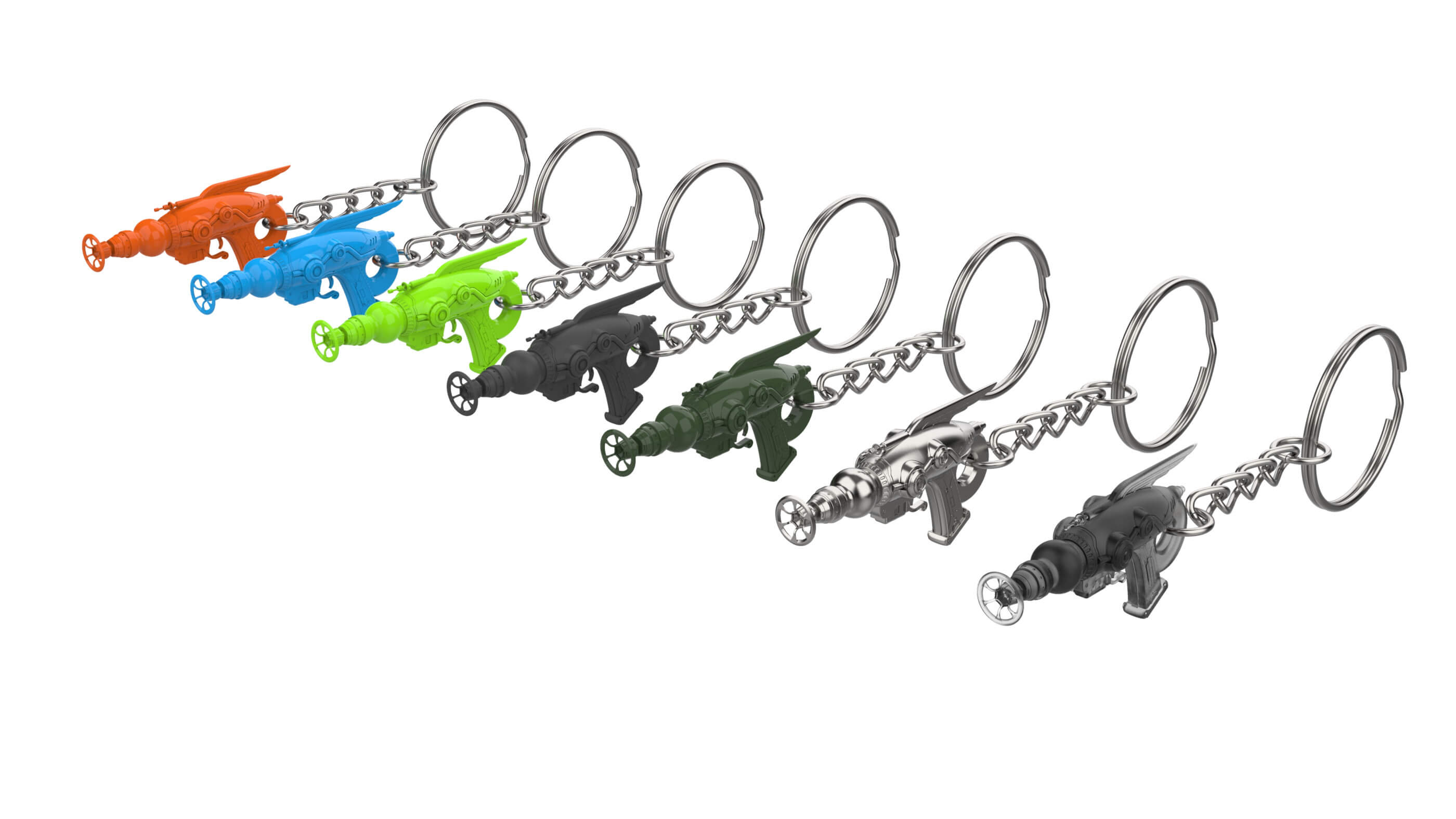 Keychain Shrink Ray Blaster Outer Worlds - 3D Model by MakerLab