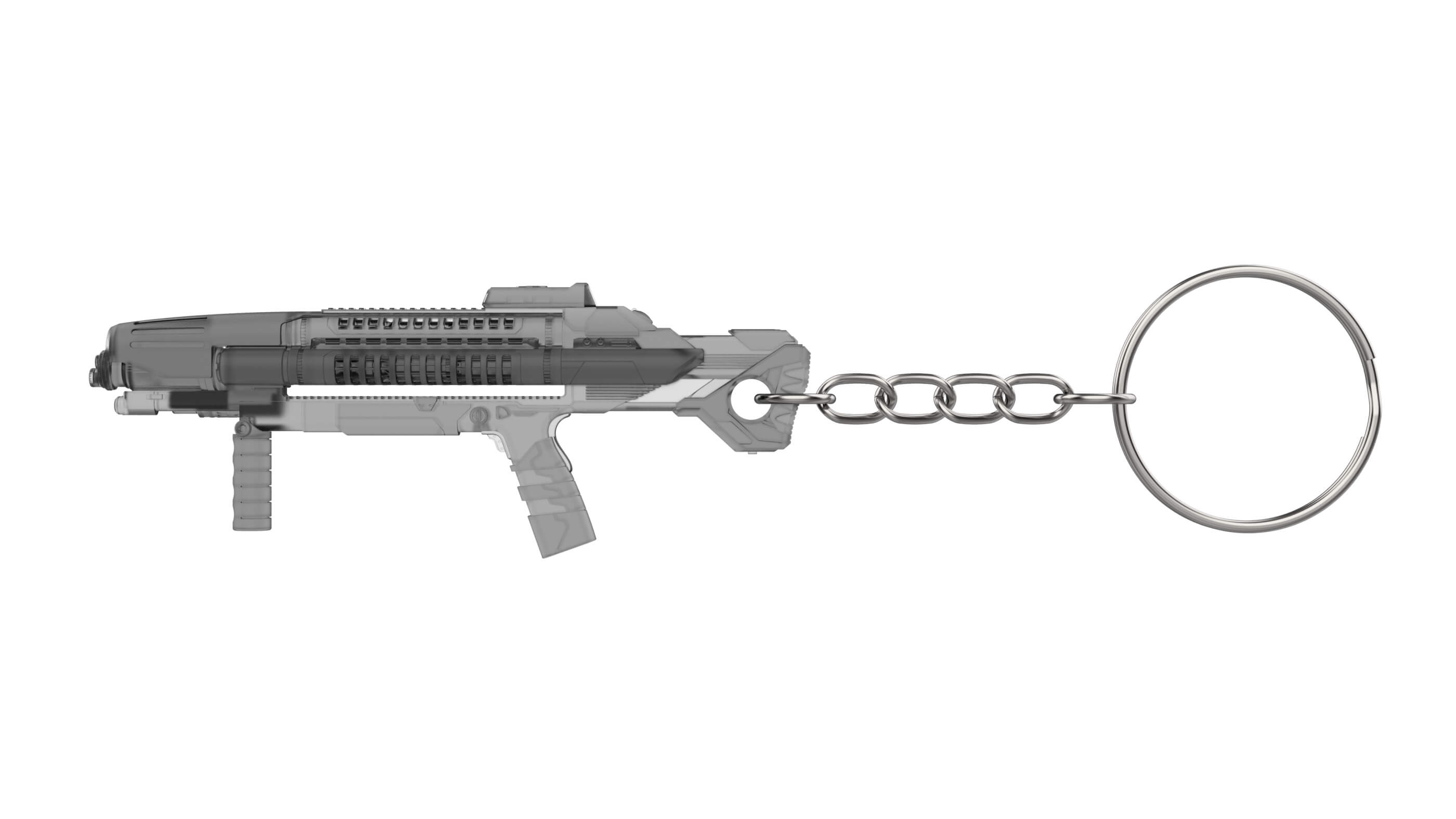 Keychain Starfleet Phaser Rifle Star Trek Discovery - 3D Model by MakerLab