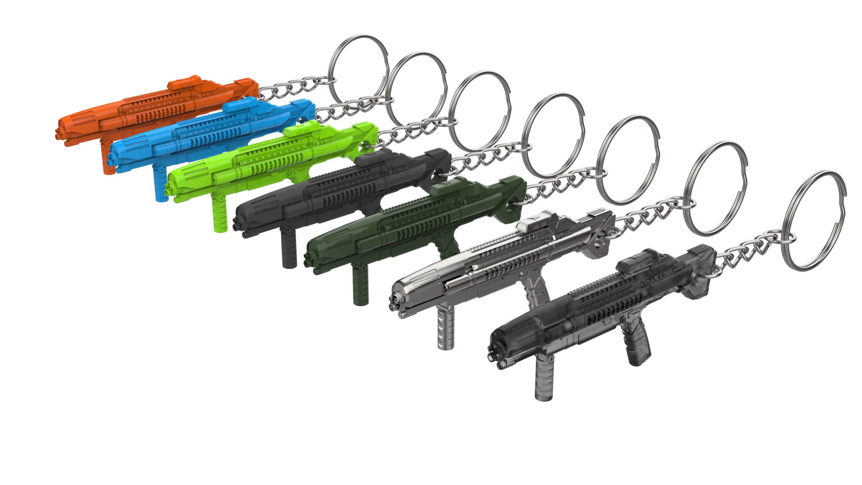 Keychain Starfleet Phaser Rifle Star Trek Discovery - 3D Model by MakerLab