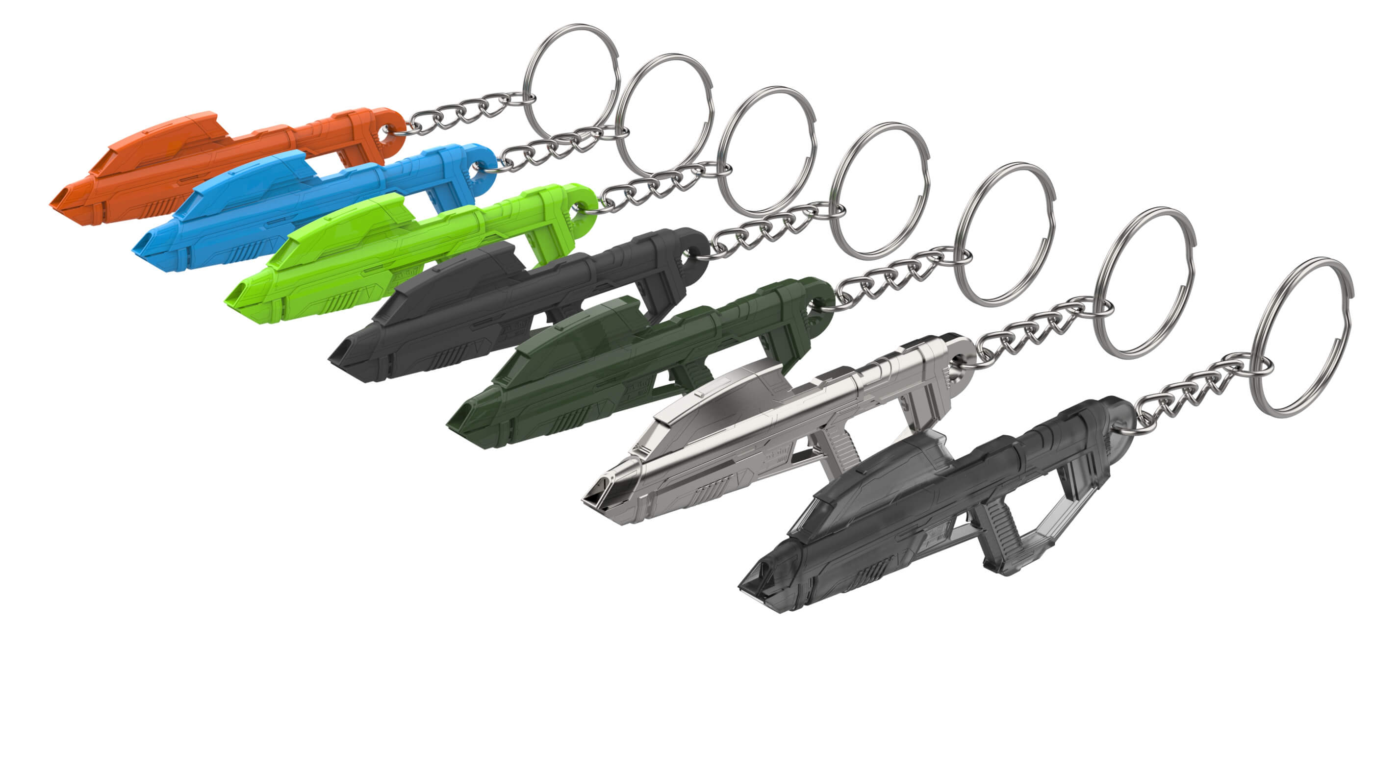 Keychain Starfleet Phaser Rifle Star Trek Picard - 3D Model by MakerLab