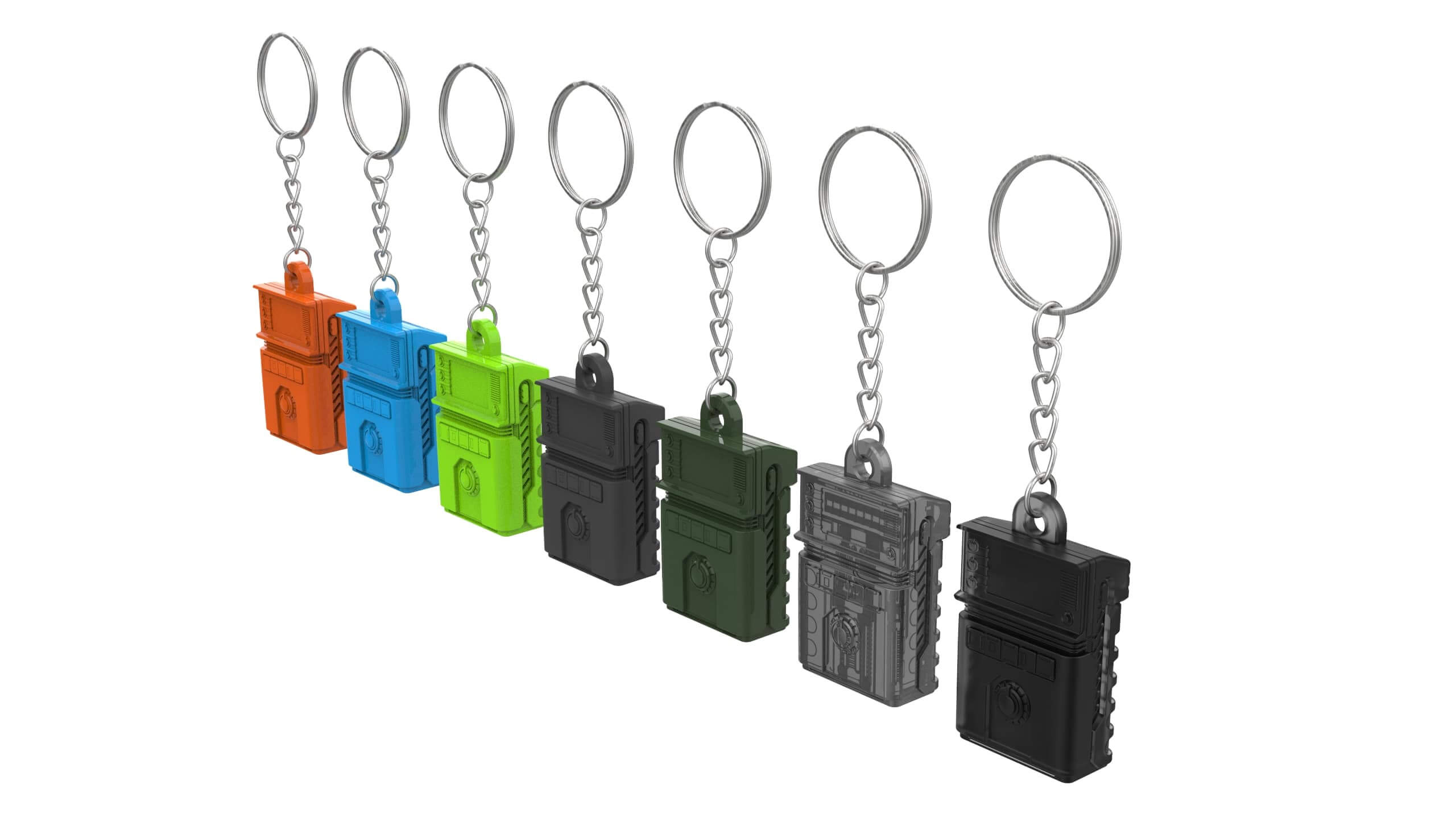 Keychain Tricoder Star Trek Discovery - 3D Model by MakerLab