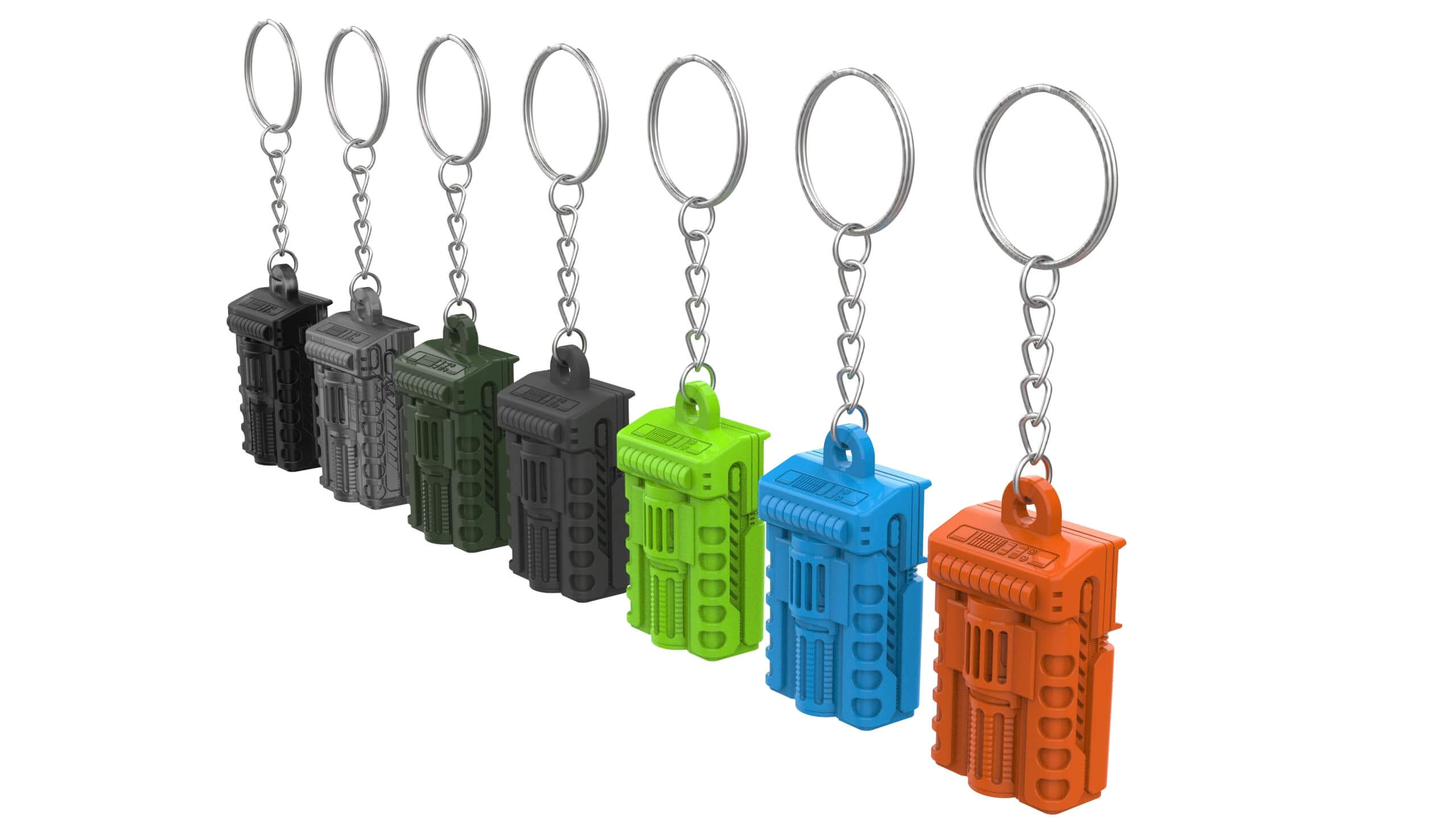 Keychain Tricoder Star Trek Discovery - 3D Model by MakerLab