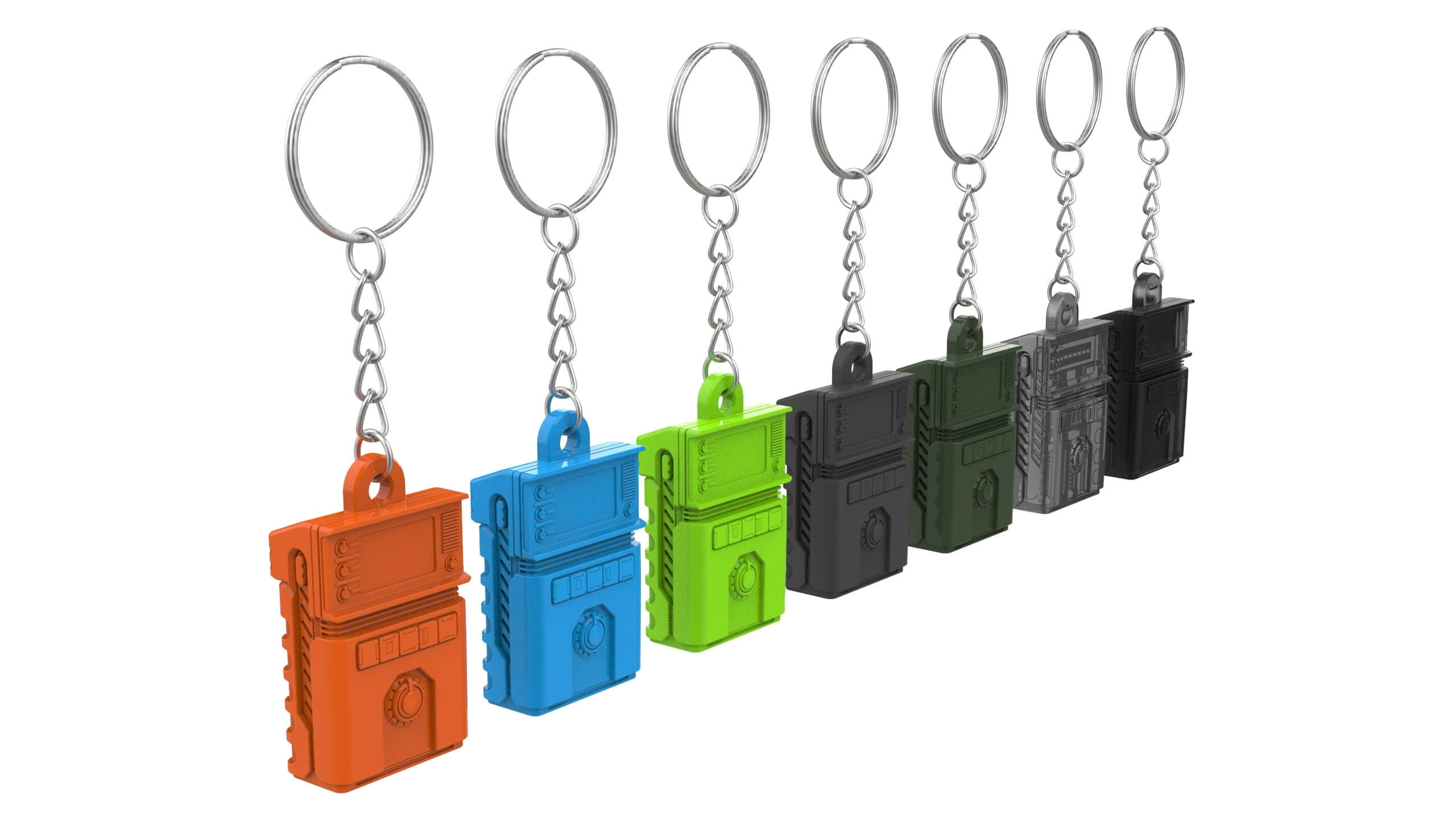 Keychain Tricoder Star Trek Discovery - 3D Print Model by MakerLab