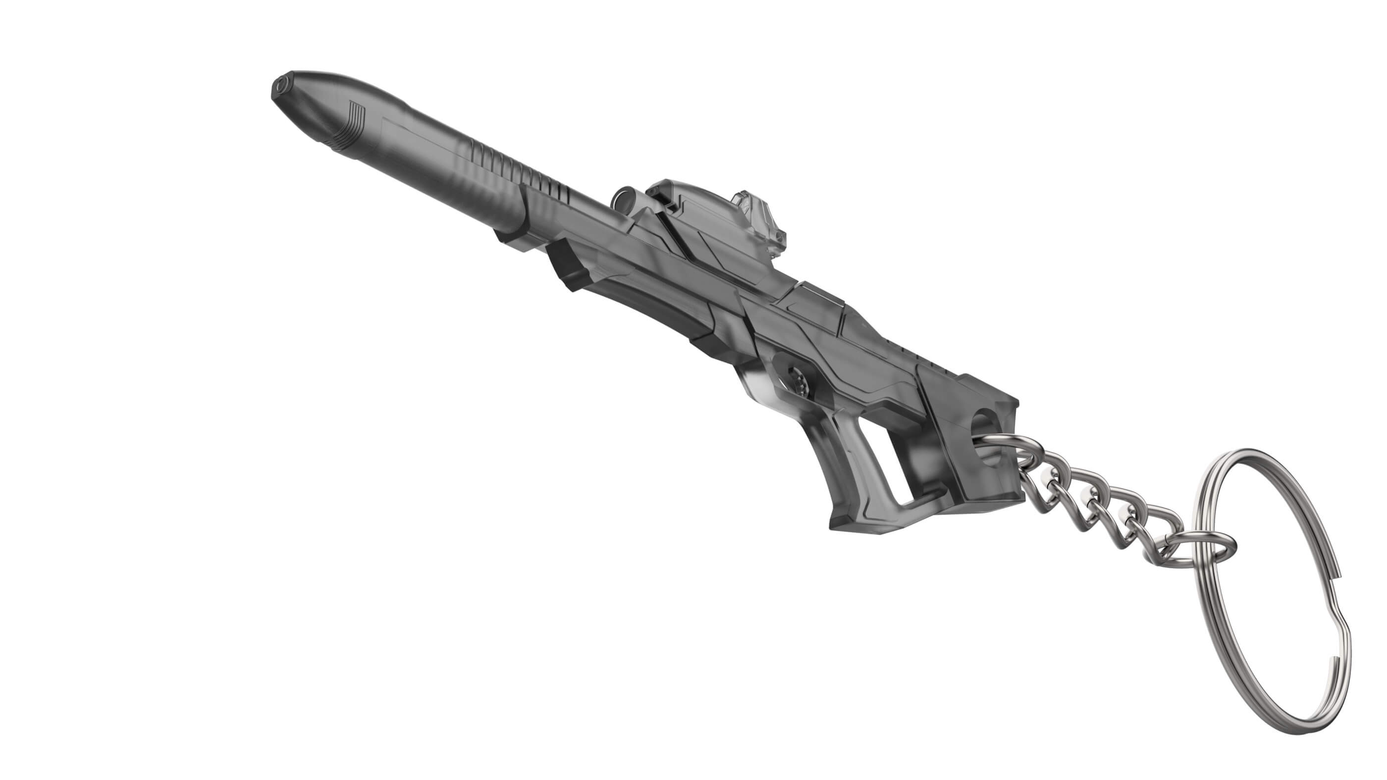 Keychain Type 3 Nemesis Phaser Rifle Star Trek First Conta - 3D Model ...
