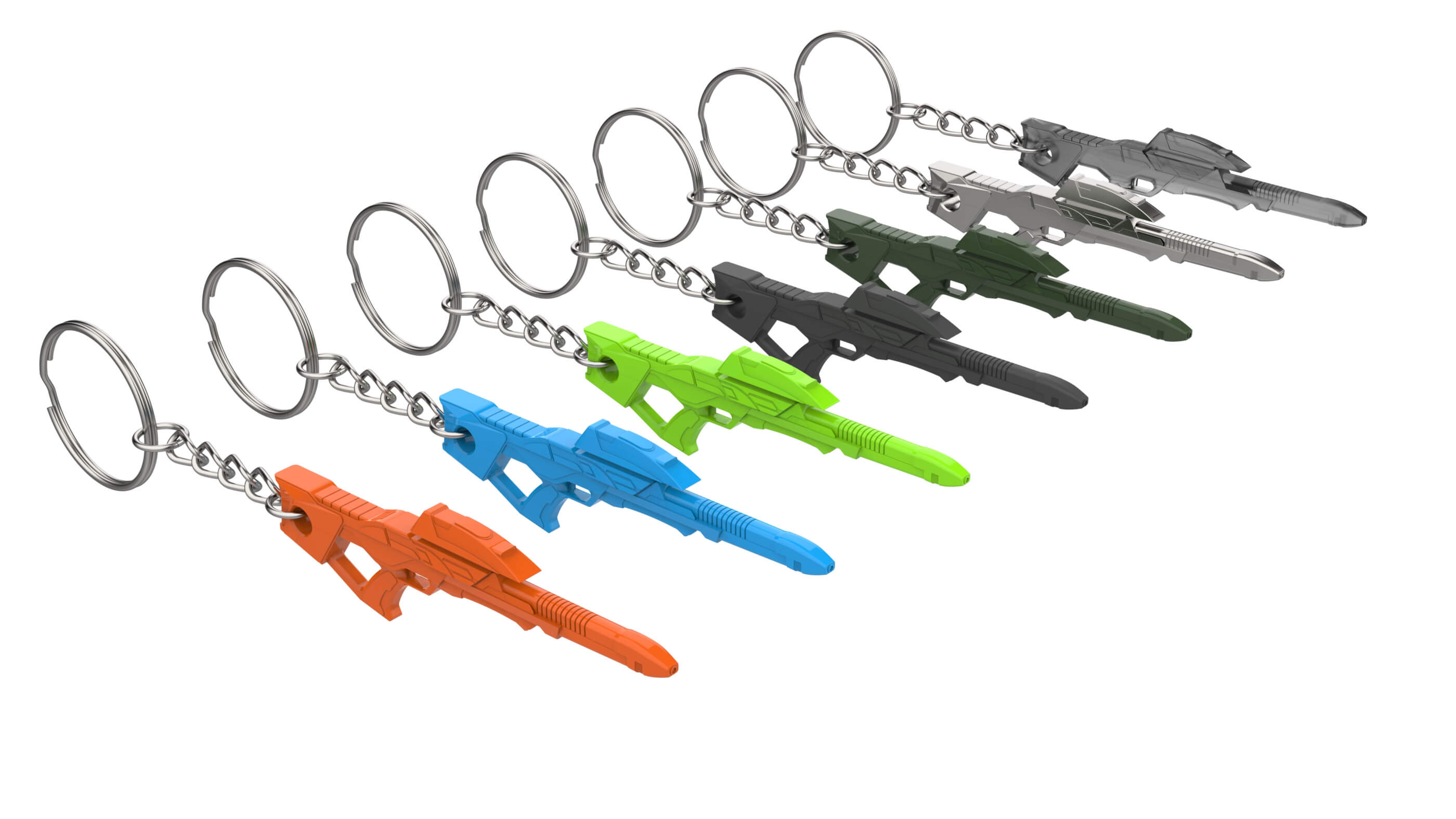 Keychain Type 3B Phaser Rifle Star Trek First Contact - 3D Model by ...