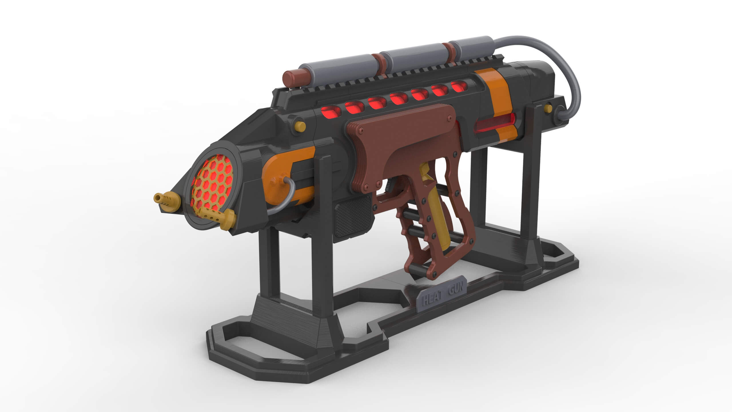 Legends of Tomorrow Cold Gun and Flame Gun Bundle - 3D Model by MakerLab
