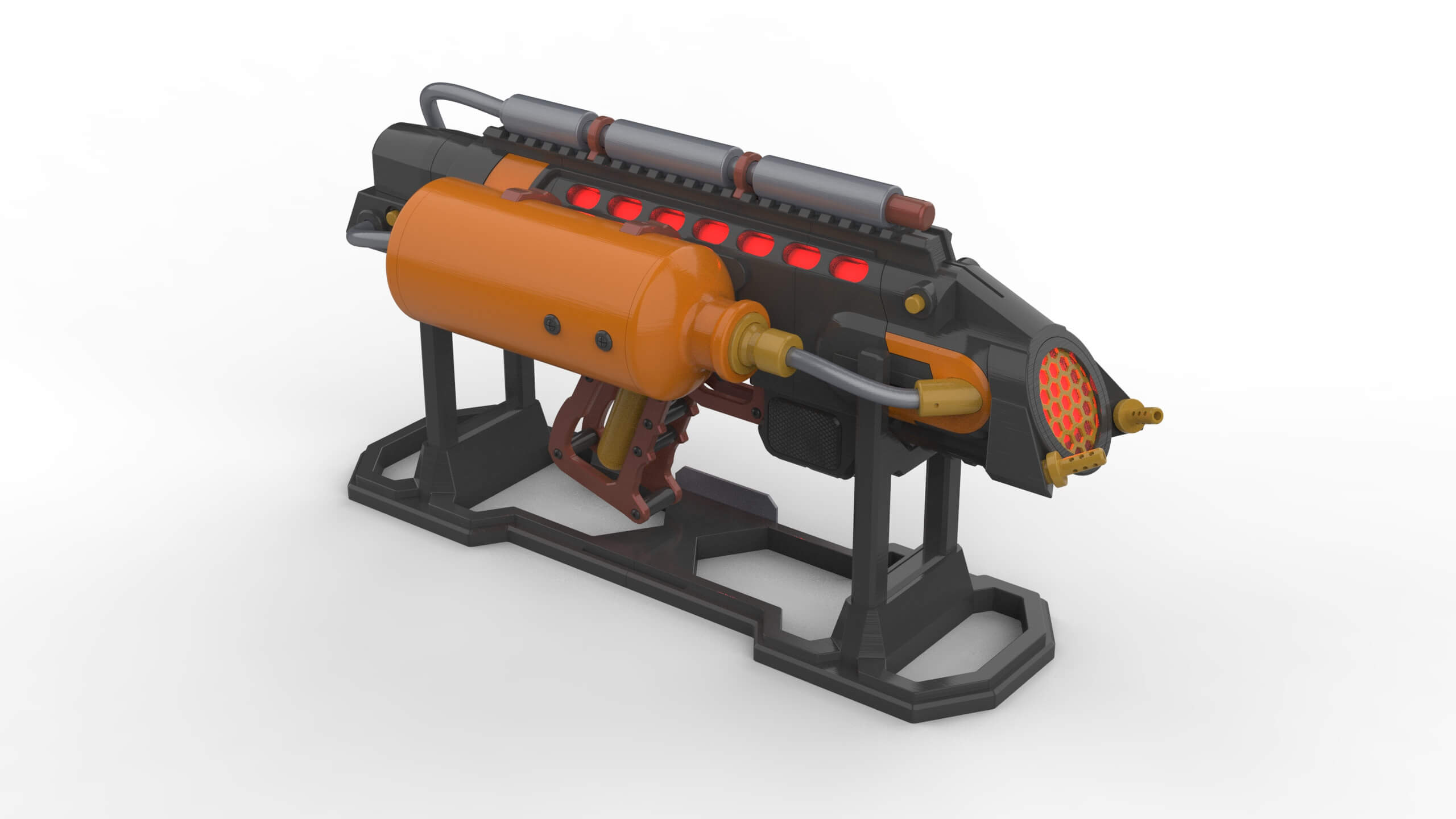 Legends of Tomorrow Cold Gun and Flame Gun Bundle - 3D Model by MakerLab