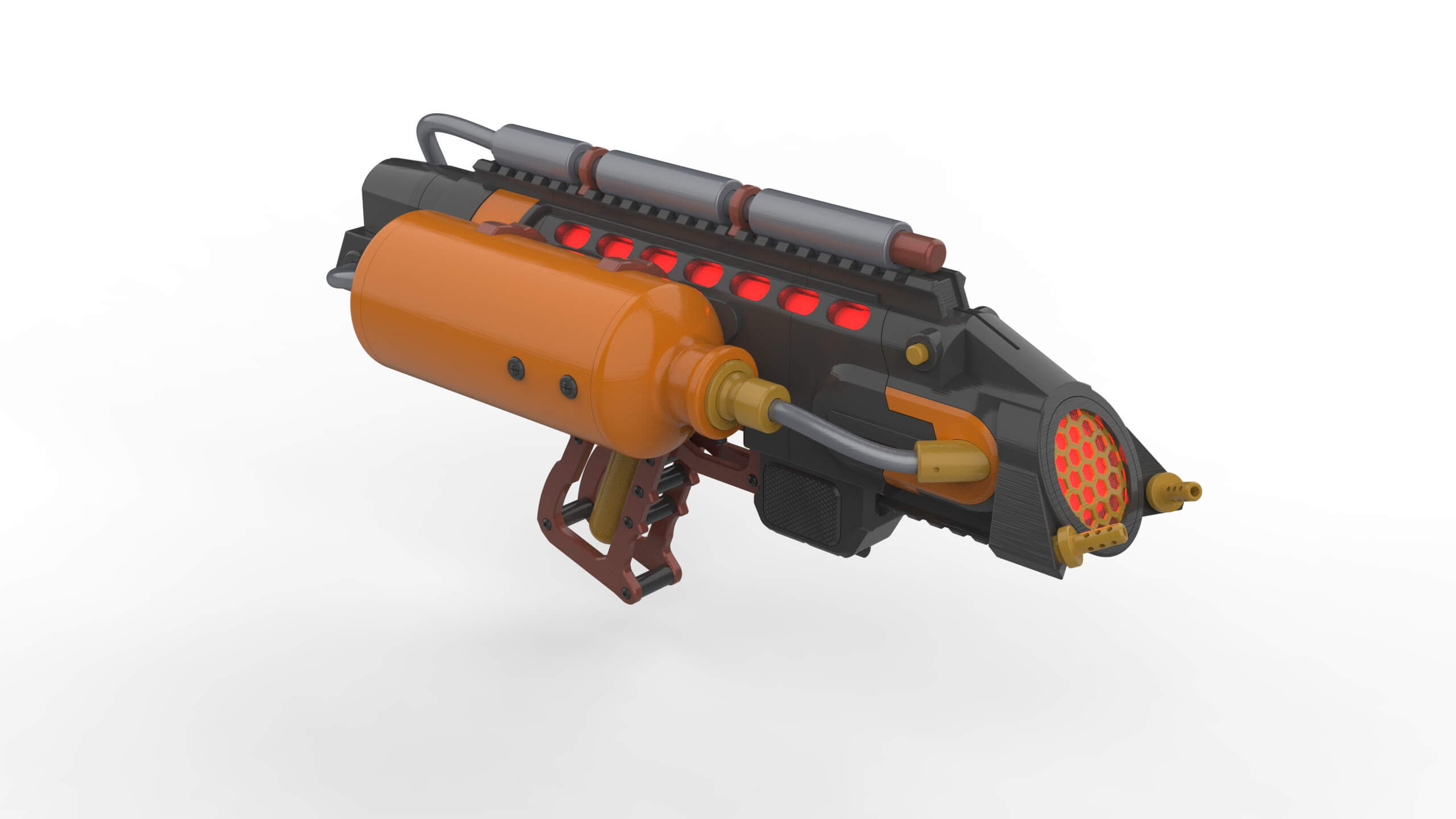 Legends of Tomorrow Cold Gun and Flame Gun Bundle - 3D Model by MakerLab