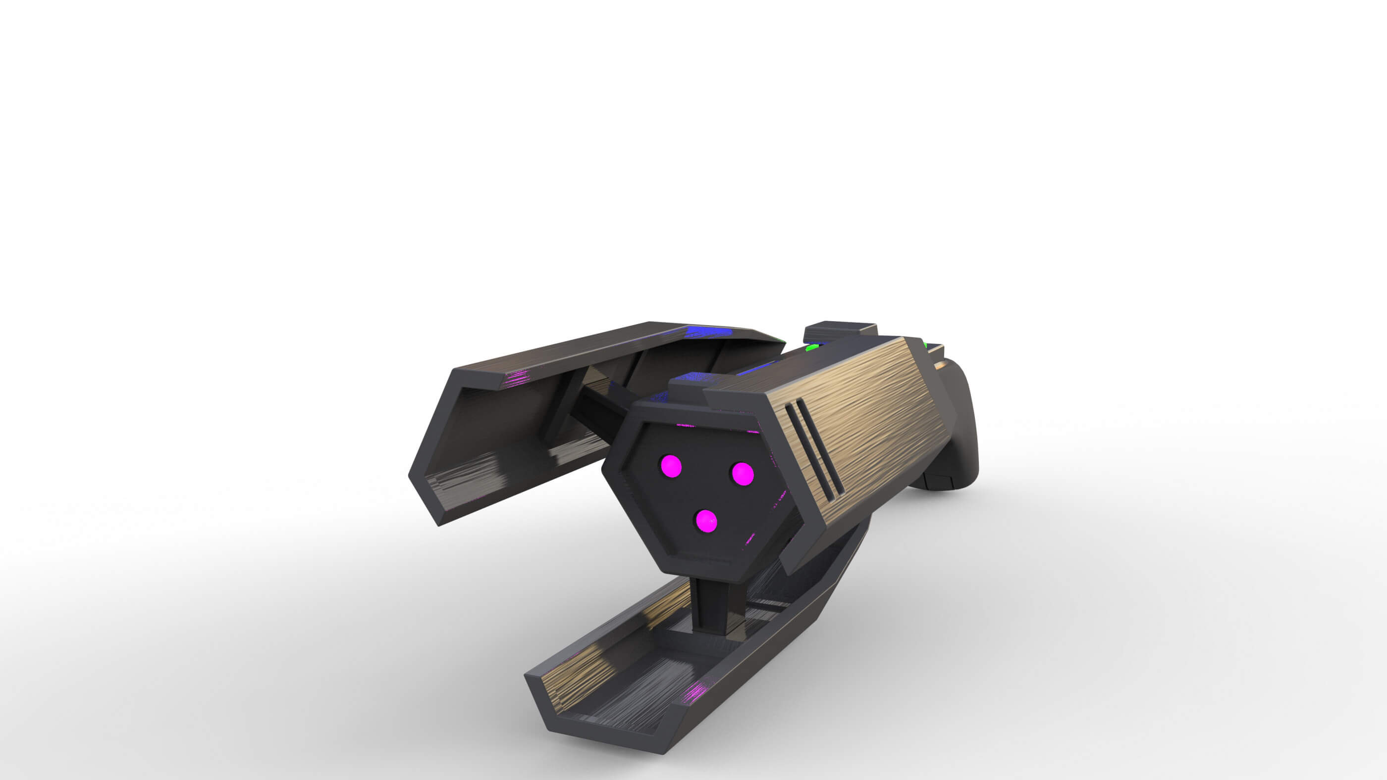 Justice League Lex Luthor Quantum Device - 3D Print Model by MakerLab