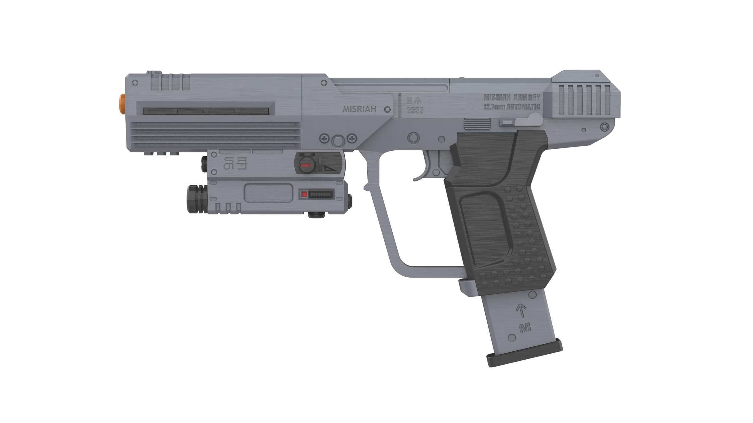 Halo M6C Socom - 3D Model by MakerLab