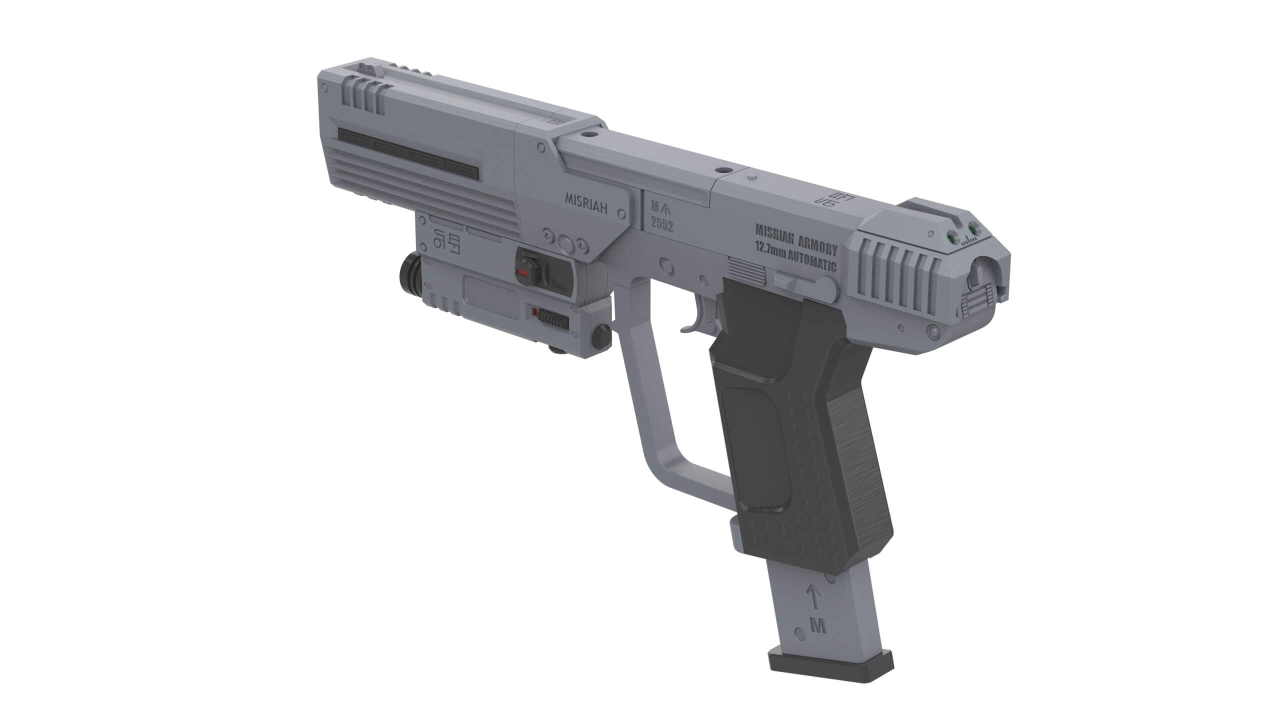 Halo M6C Socom - 3D Model by MakerLab
