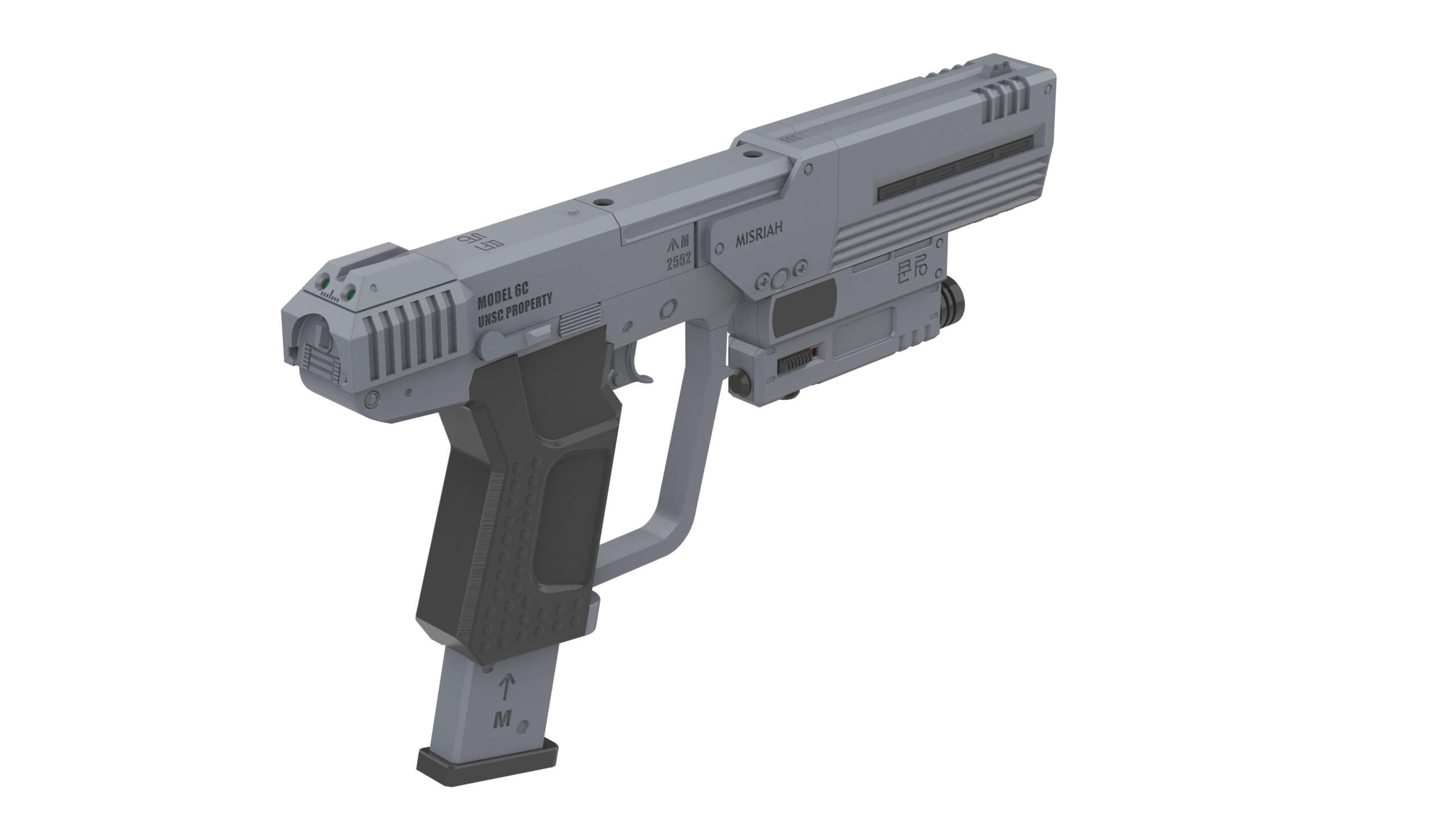 Halo M6C Socom - 3D Model by MakerLab