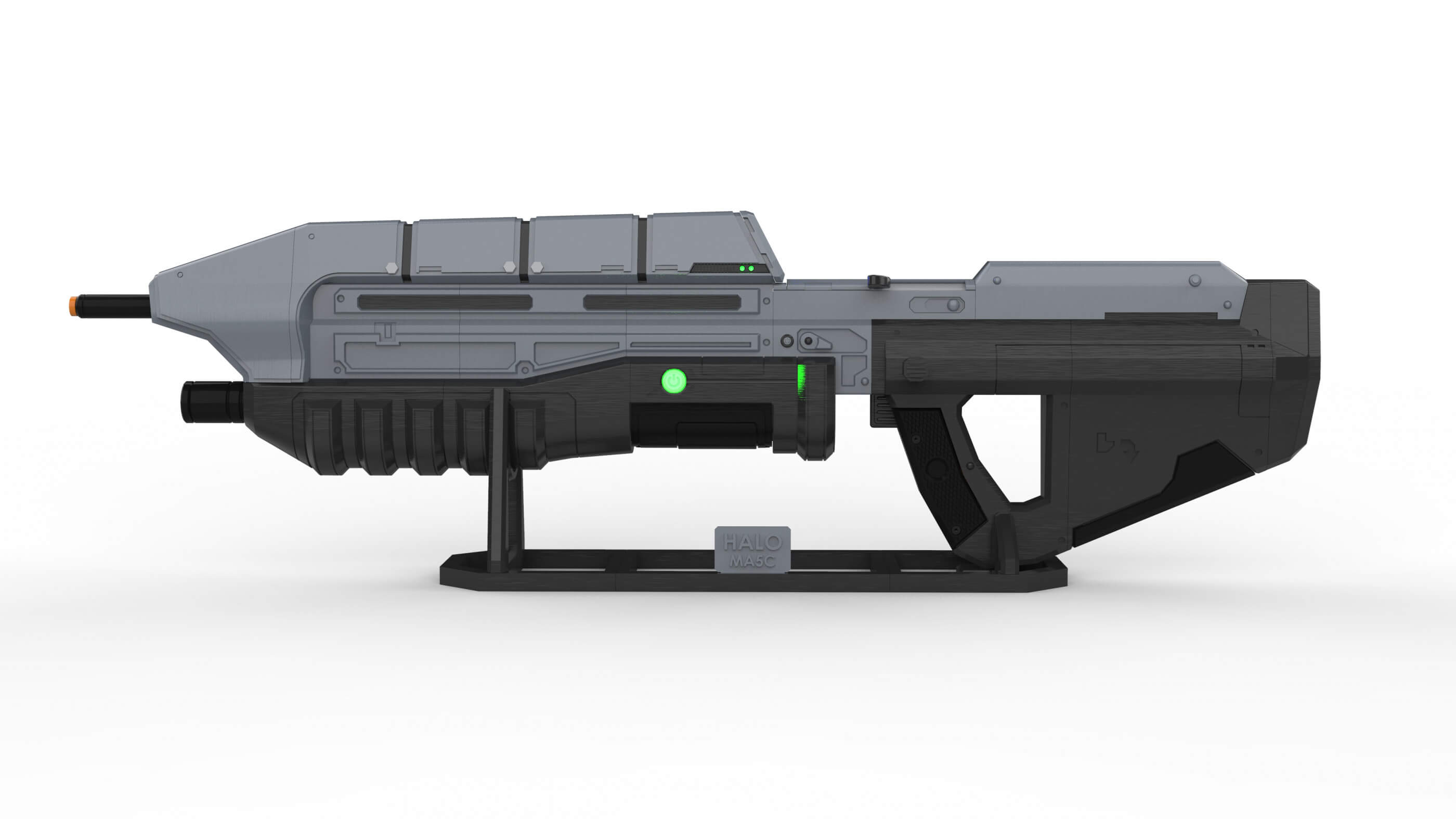 Halo Ma5C Assault Rifle - 3D Model by MakerLab