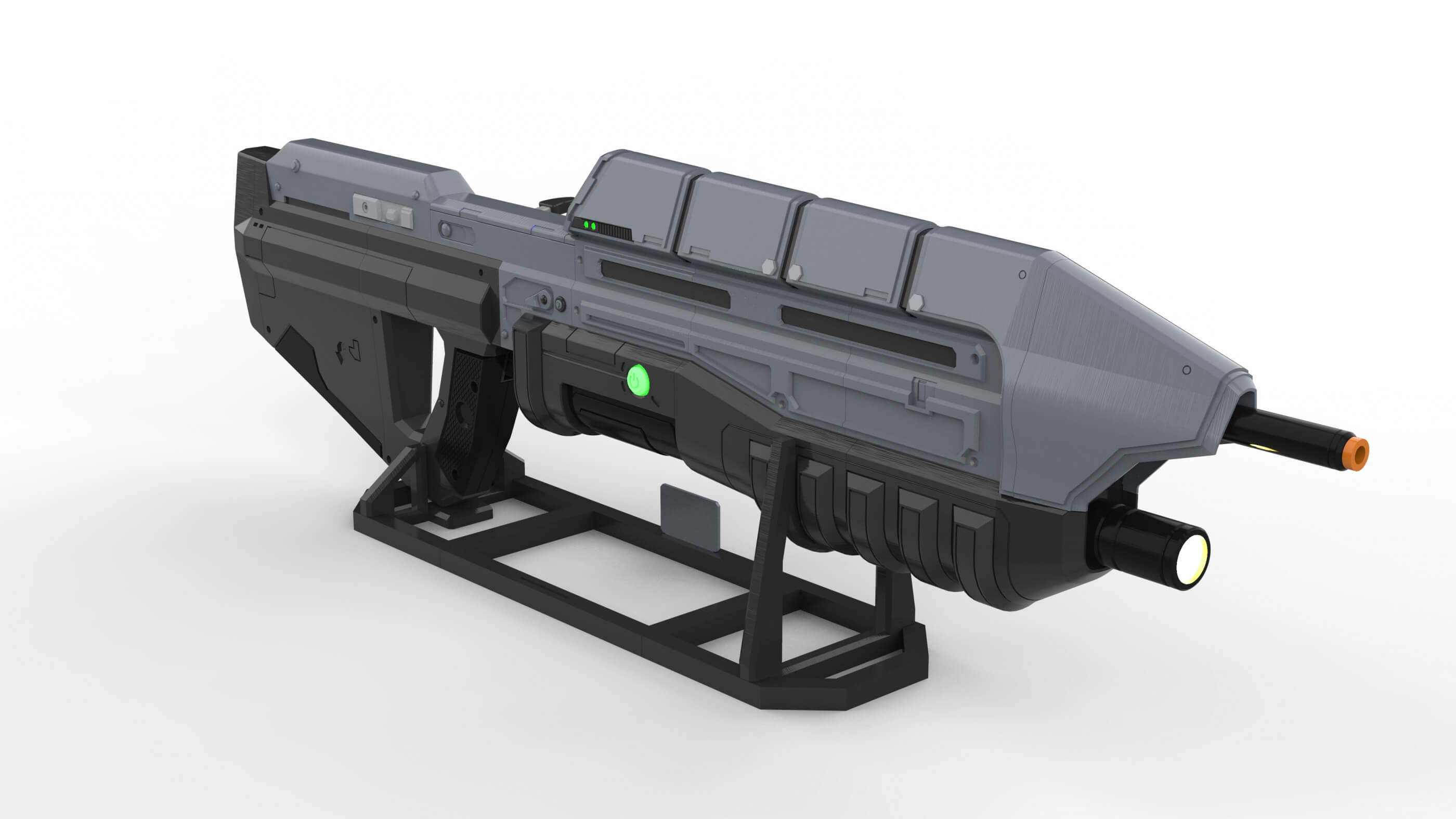 Halo Ma5C Assault Rifle - 3D Model by MakerLab
