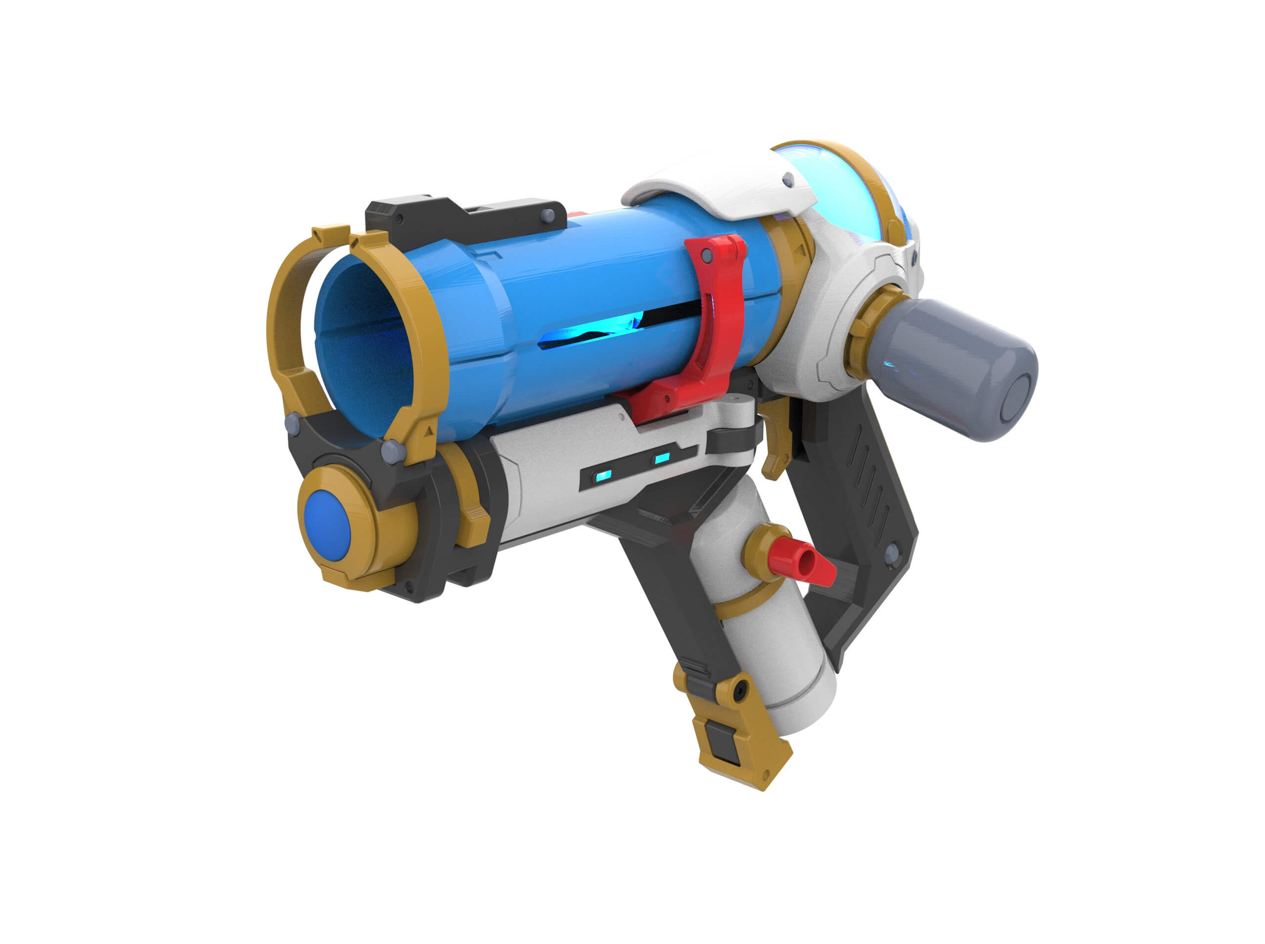 Overwatch Mei Blaster - 3D Print Model by MakerLab