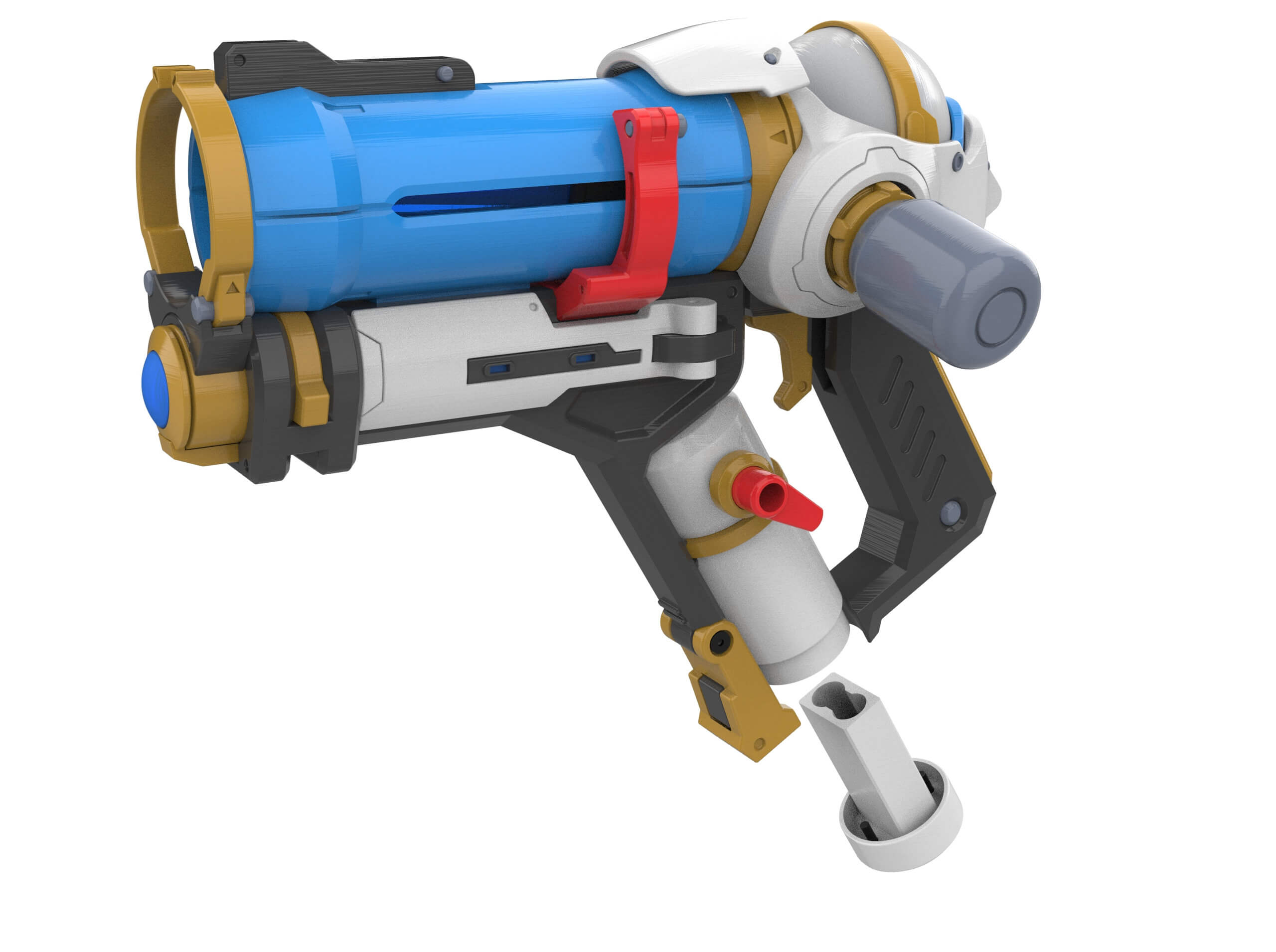 Overwatch Mei Blaster - 3D Print Model by MakerLab