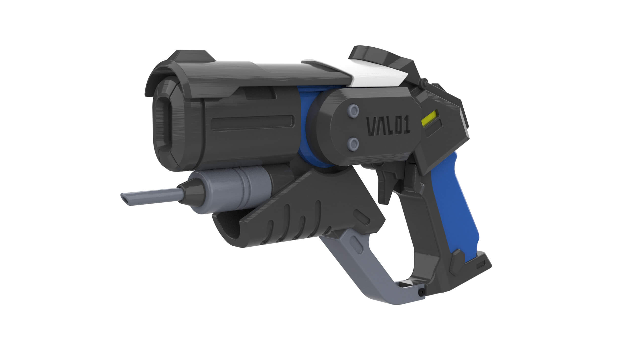 Overwatch Mercy Blaster Combat Medic Ziegler Skin - 3D Model by MakerLab