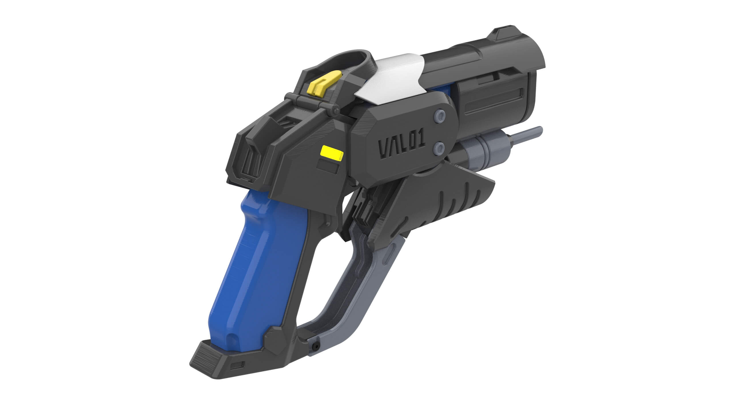 Overwatch Mercy Blaster Combat Medic Ziegler Skin - 3D Model by MakerLab